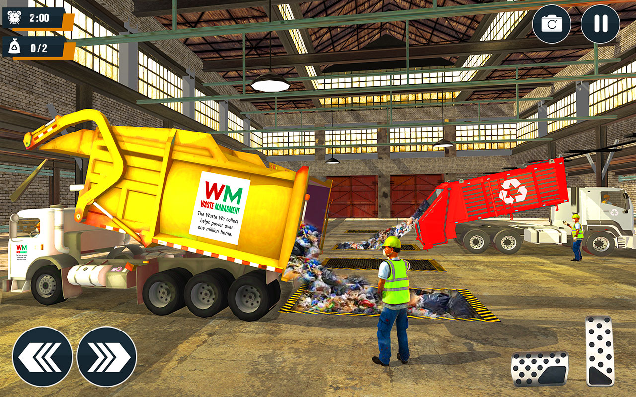 Real Garbage Truck Simulator: City Cleaner Trash Truck Driving Games ...