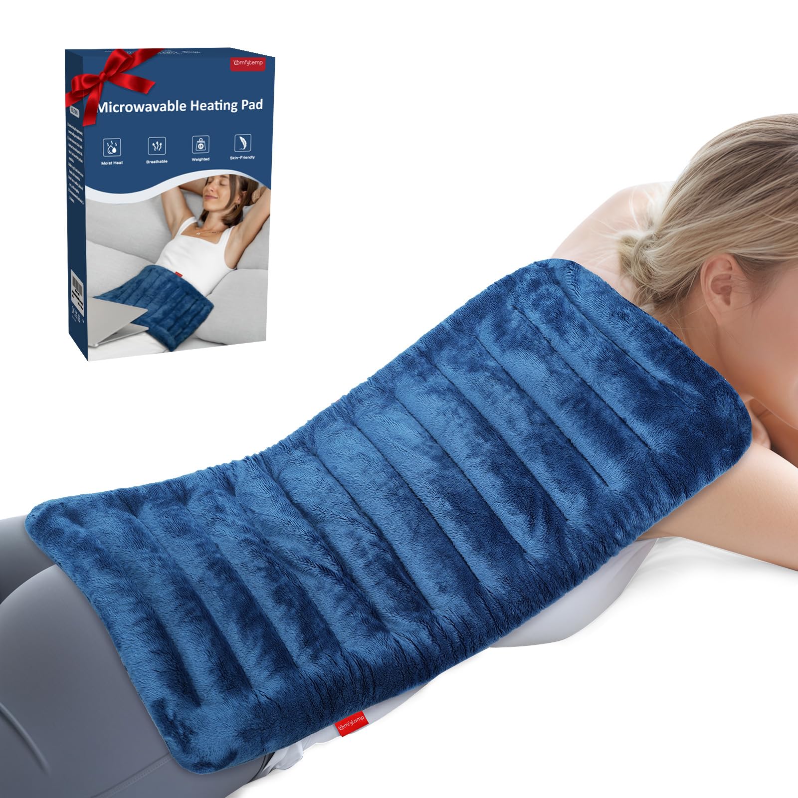 Amazon.com: Comfytemp Extra Large Microwavable Heating Pad for Back ...