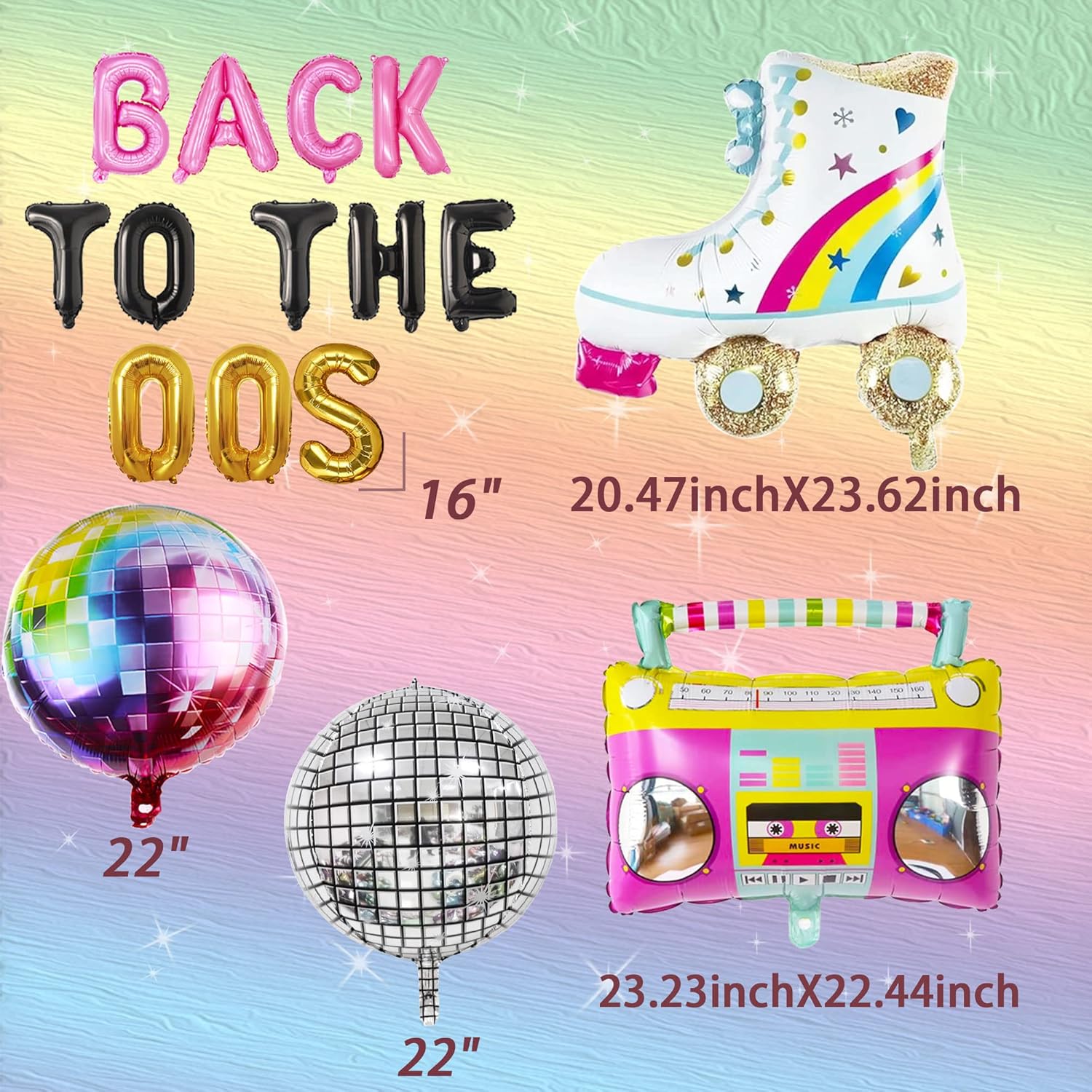 JeVenis Back To The 00s Party Decorations 2000s Party Decorations Early ...