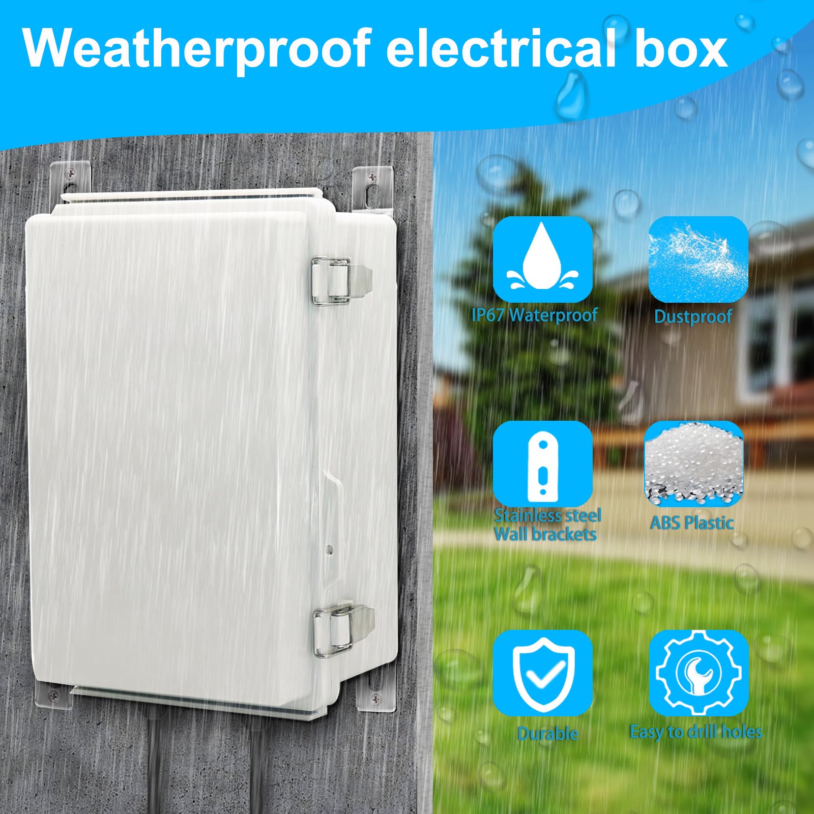 Snapklik.com : YETLEBOX Waterproof Electrical Box, IP67 Junction Box ...