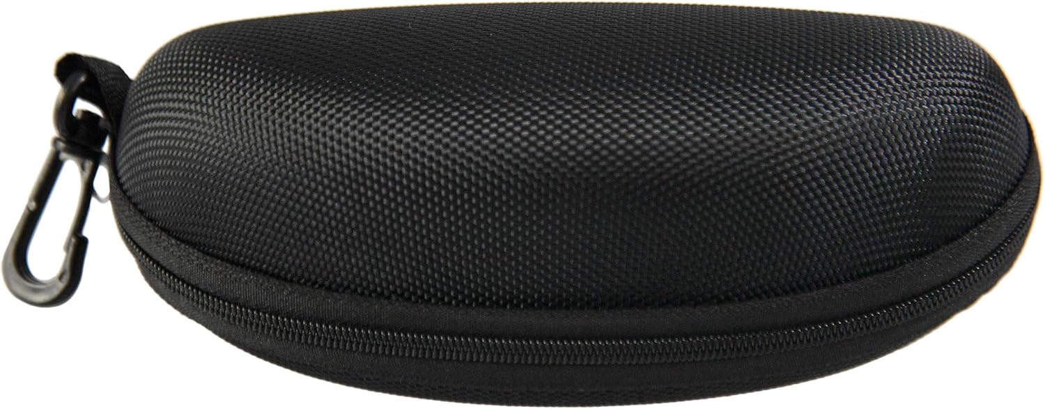 Amazon.com: Home-X Hard Shell Glasses Case with Carabiner, Zipper ...