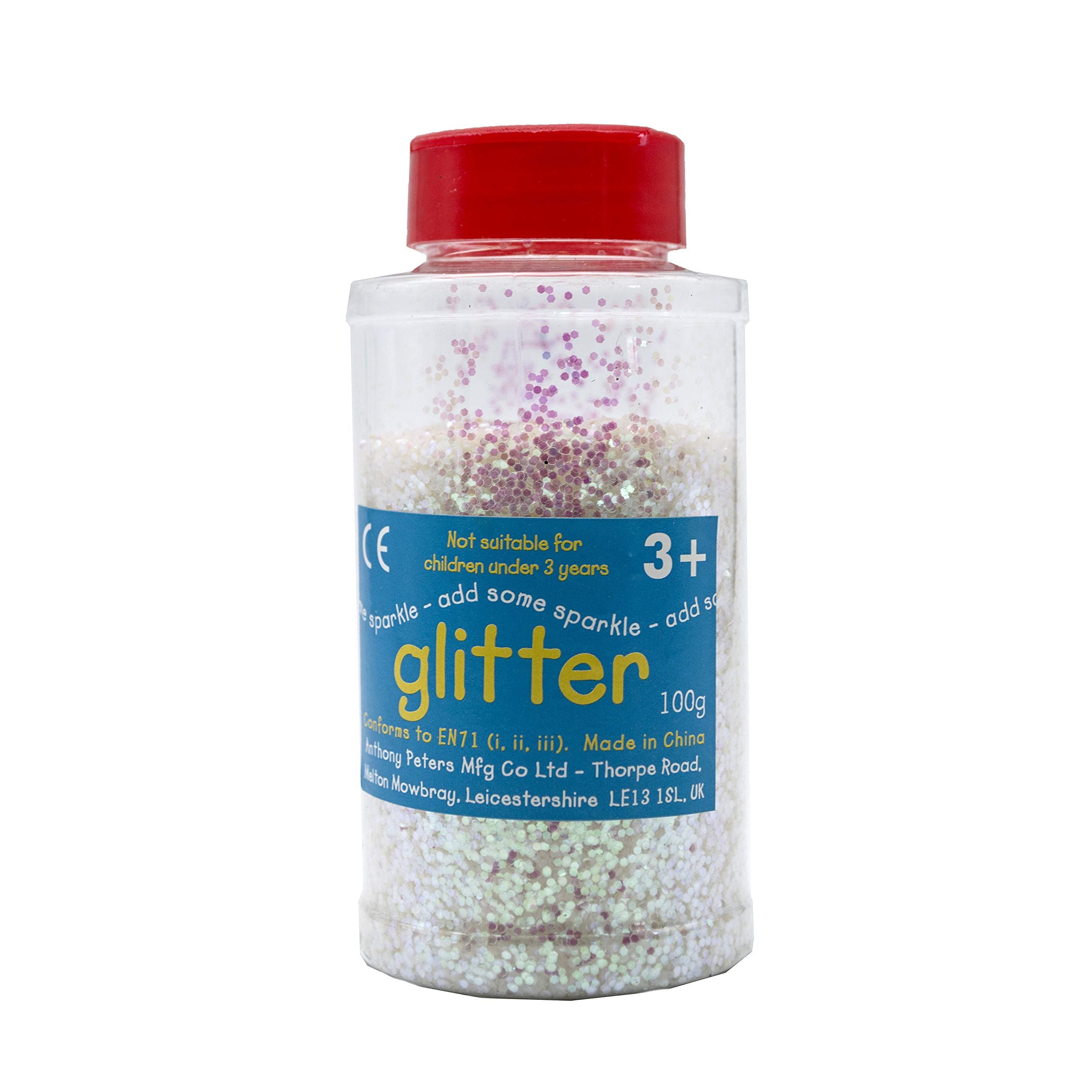 Pearl Glitter - 100 Gram tub with Shaker lid for Easy Pouring - Arts ...