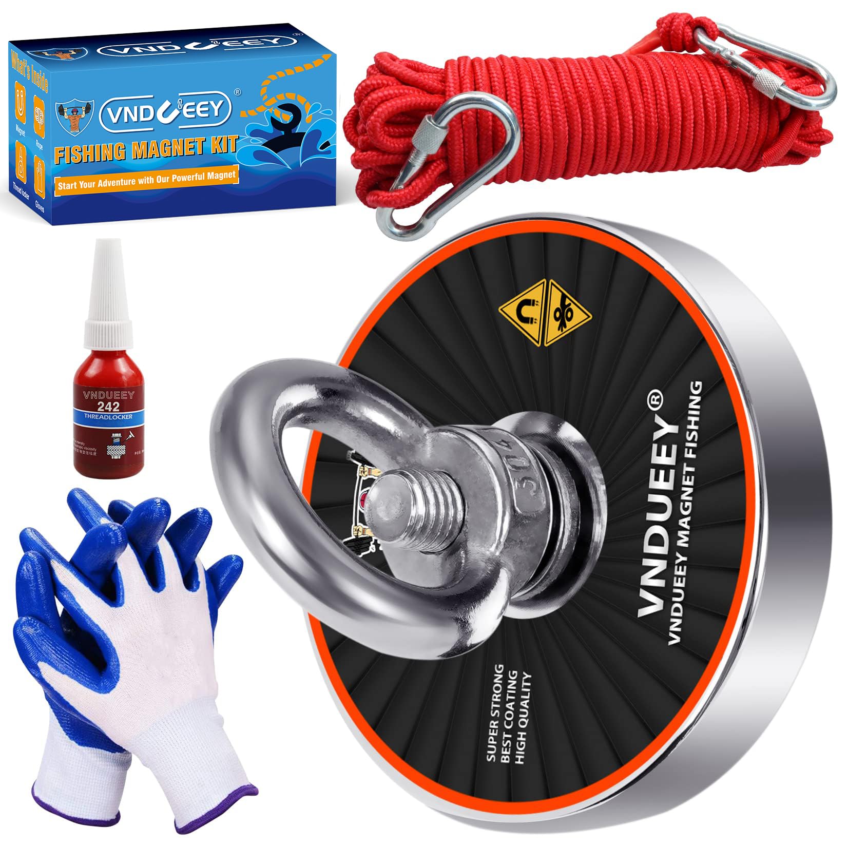 Snapklik.com : VNDUEEY Magnet Fishing Kit 700LBS Fishing Magnets ...