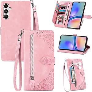 Amazon.com: Monwutong Zipper Storage Design Wallet Case for Samsung Galaxy A05S (Not fit A05 ...