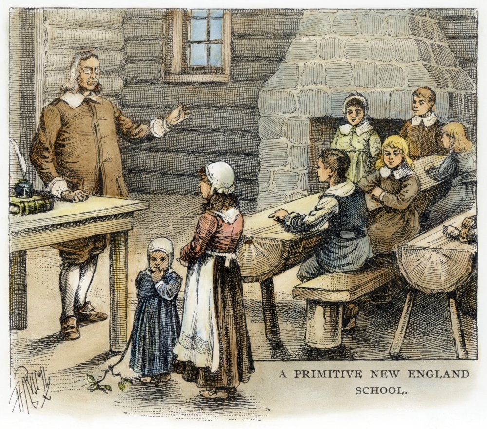 Colonial Schoolhouse 1700s