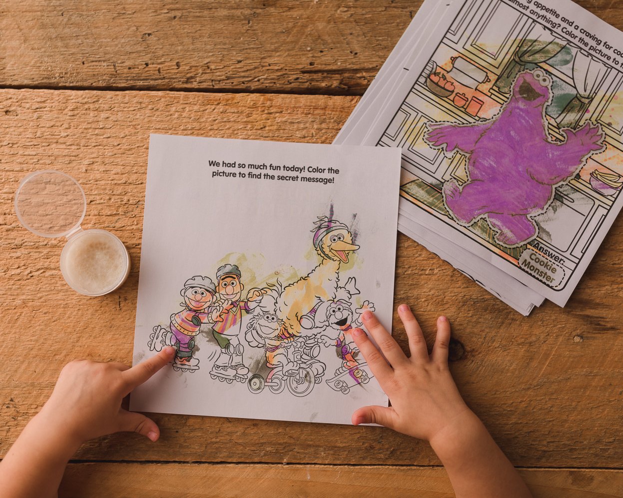 Buy Bendon Sesame Street Imagine Ink Mess-Free Fingerpaint Set with 12 ...