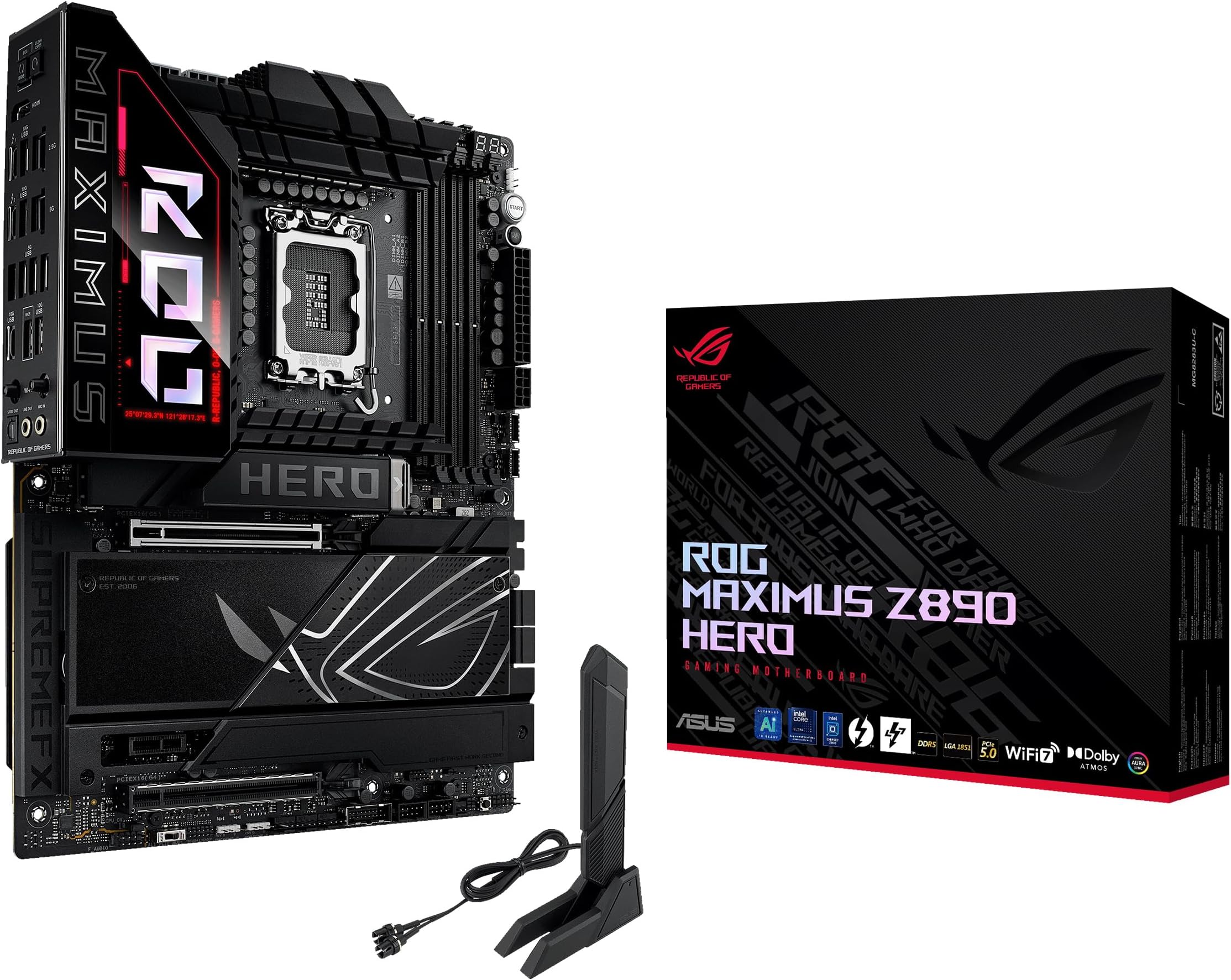 Amazon.com: ASUS ROG STRIX Z890-E GAMING WIFI - Intel Z890, LGA1851, DDR5 8800, DP, HDMI, 2xUSB4 ...