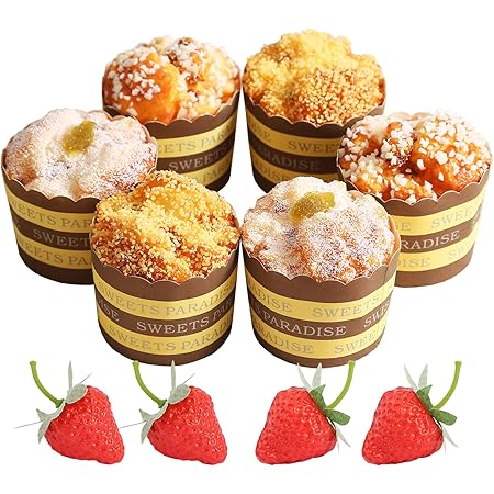 Amazon.com: Skyseen 6PCS Artificial Cake Fake Simulation Realistic ...