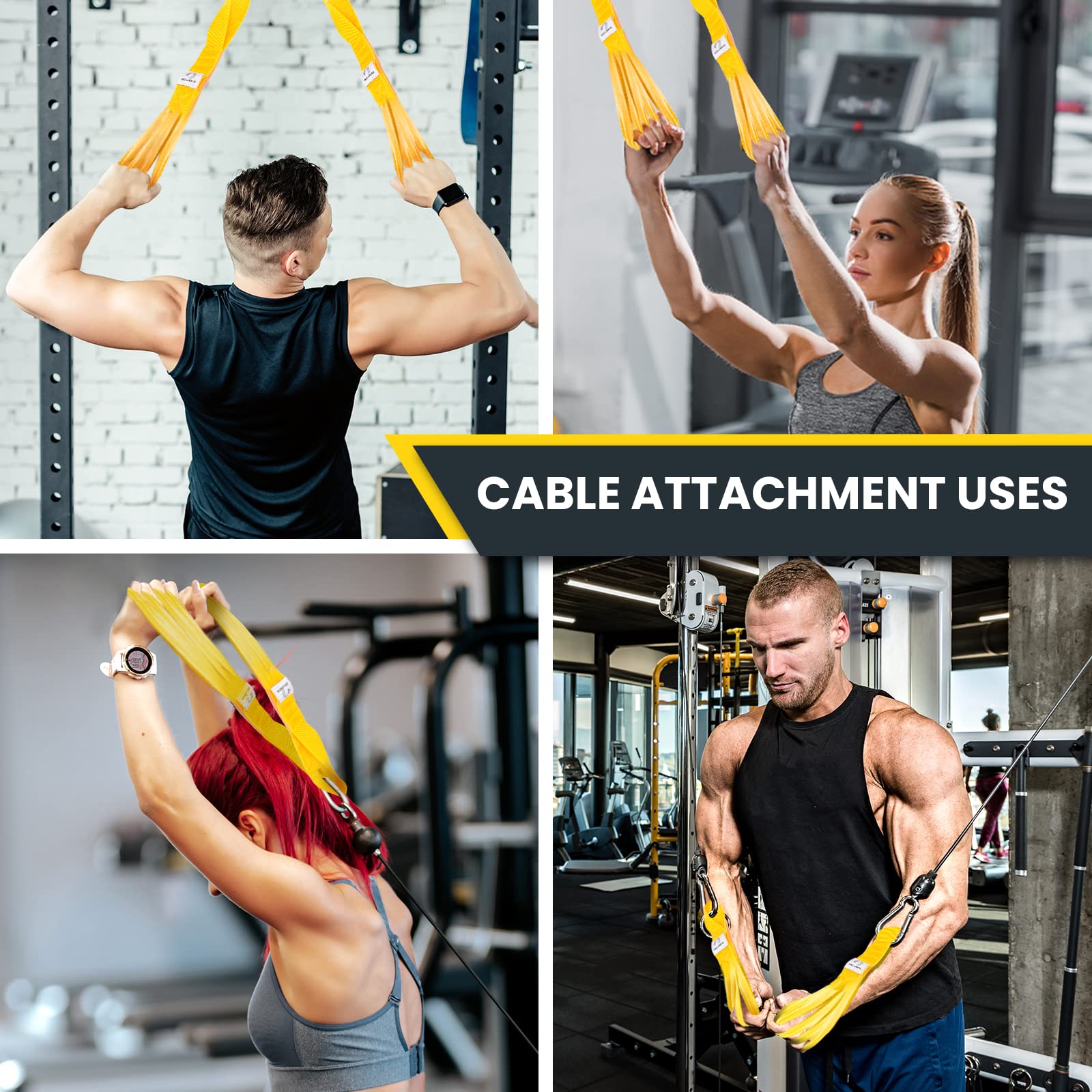 Ultimate Forearm Workout Straps, Forearm Grip, Hand Strengthener, Hand ...