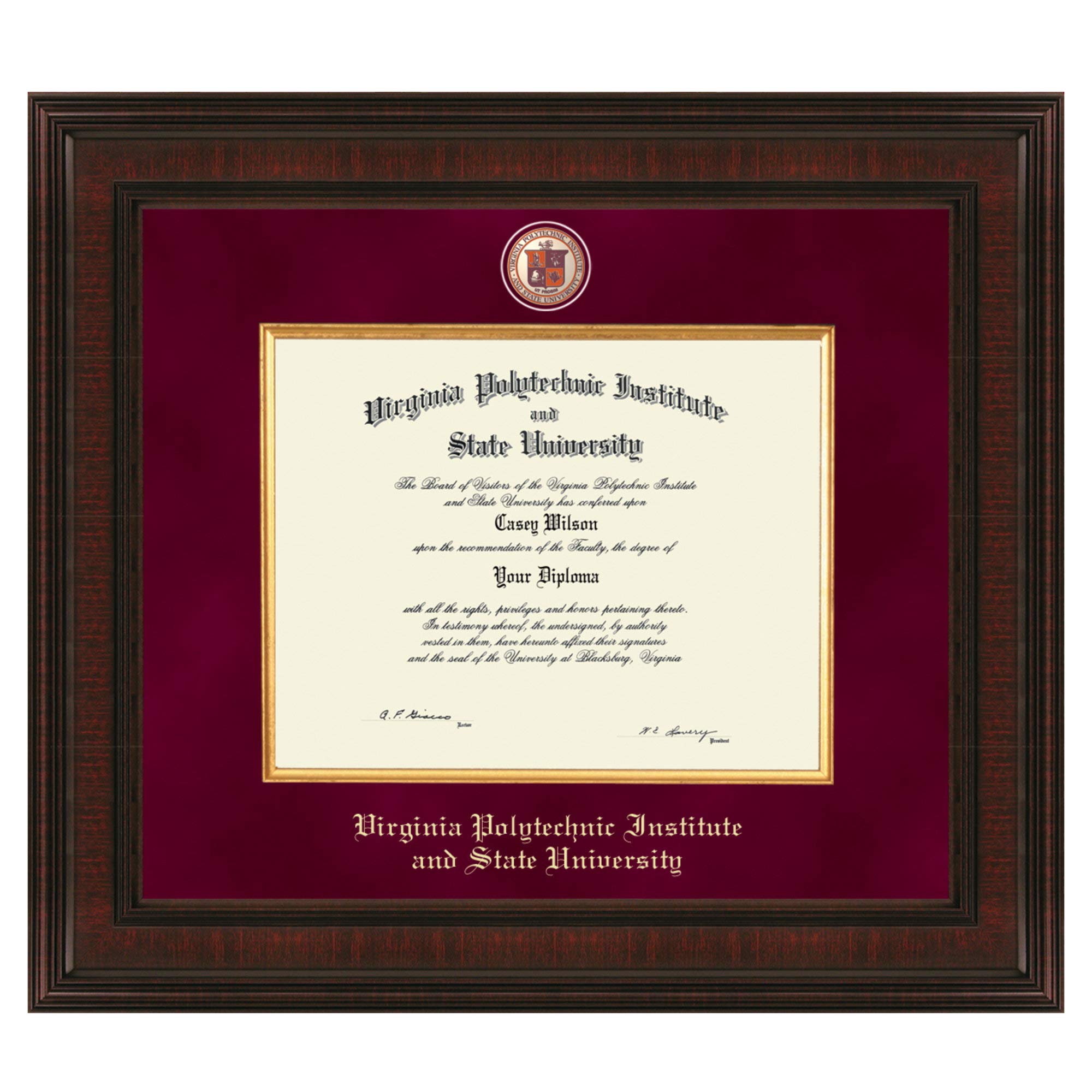 M. La Hart Washu Diploma Frame The Fidelitas Family Maryland Diploma ...