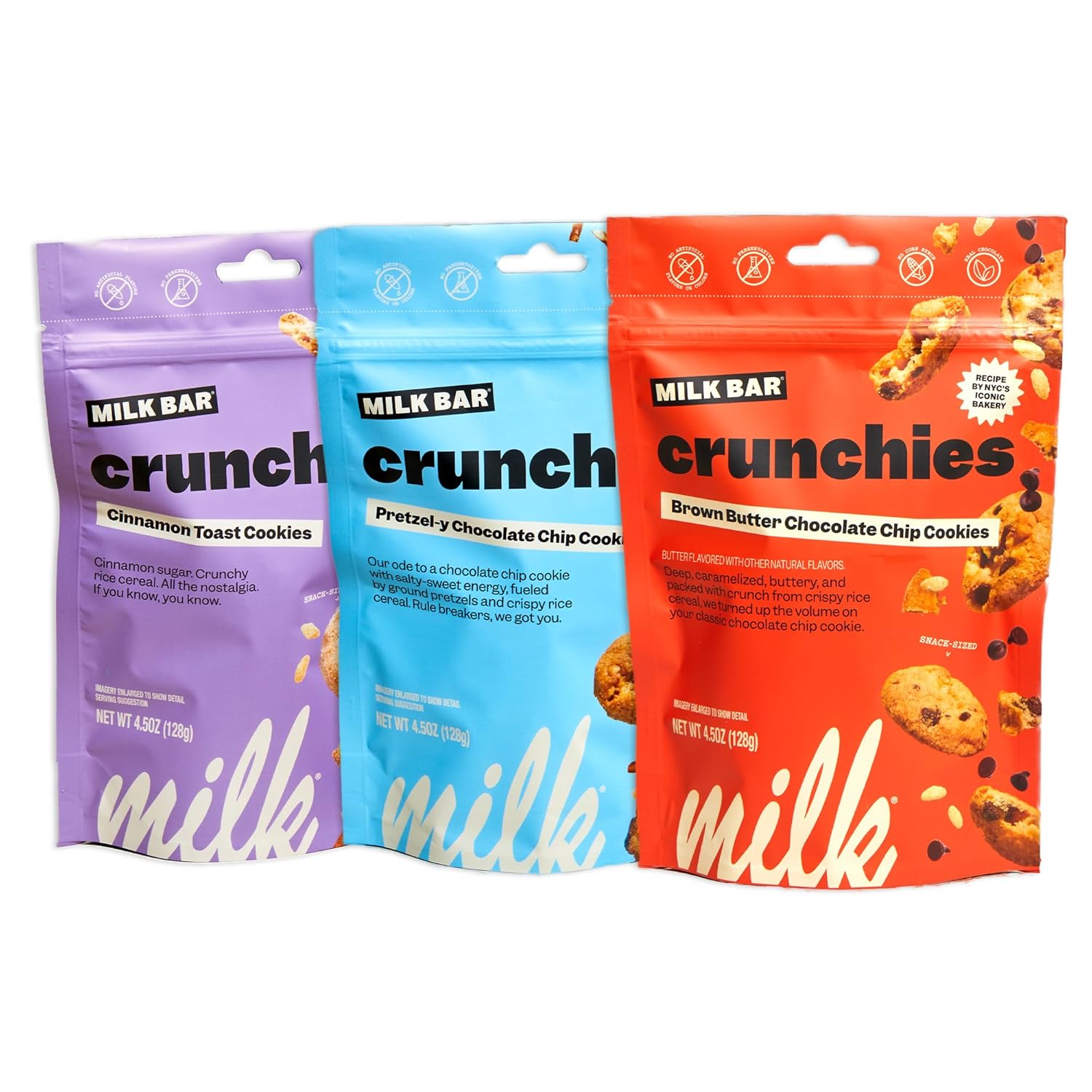 Amazon.com: MILK BAR Crunchies | Crunchy Bite Sized Cookies With No ...