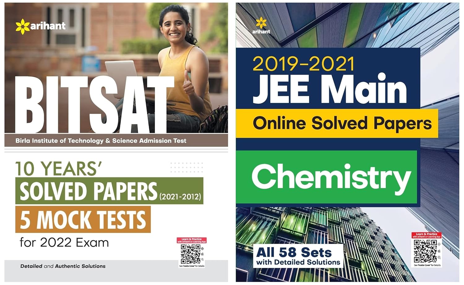 BITSAT 10 Years Solved Papers (2021-2012) 5 Mock Tests For 2022 Exam+ ...