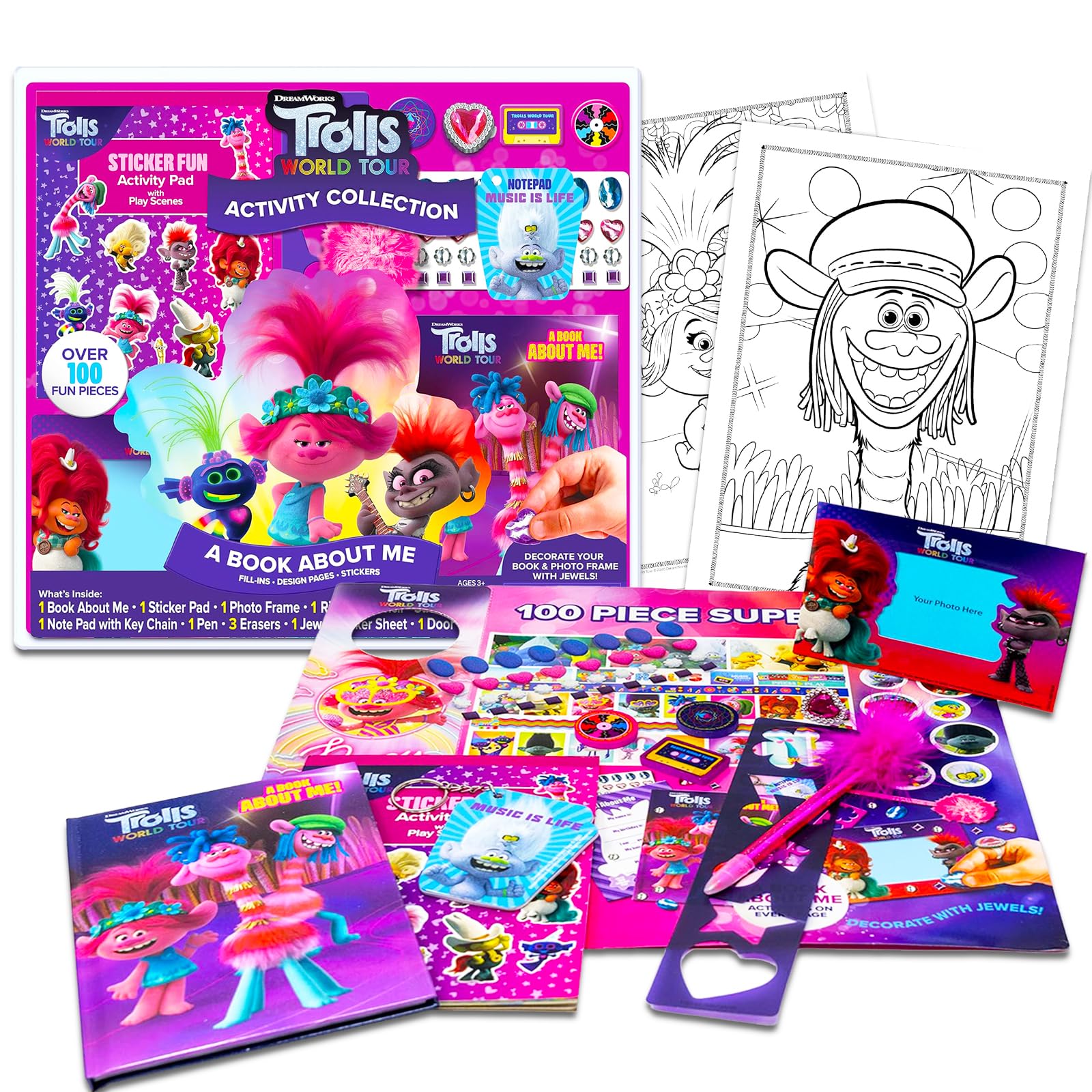 Snapklik.com : Trolls Ultimate Activity Set For Kids - Bundle