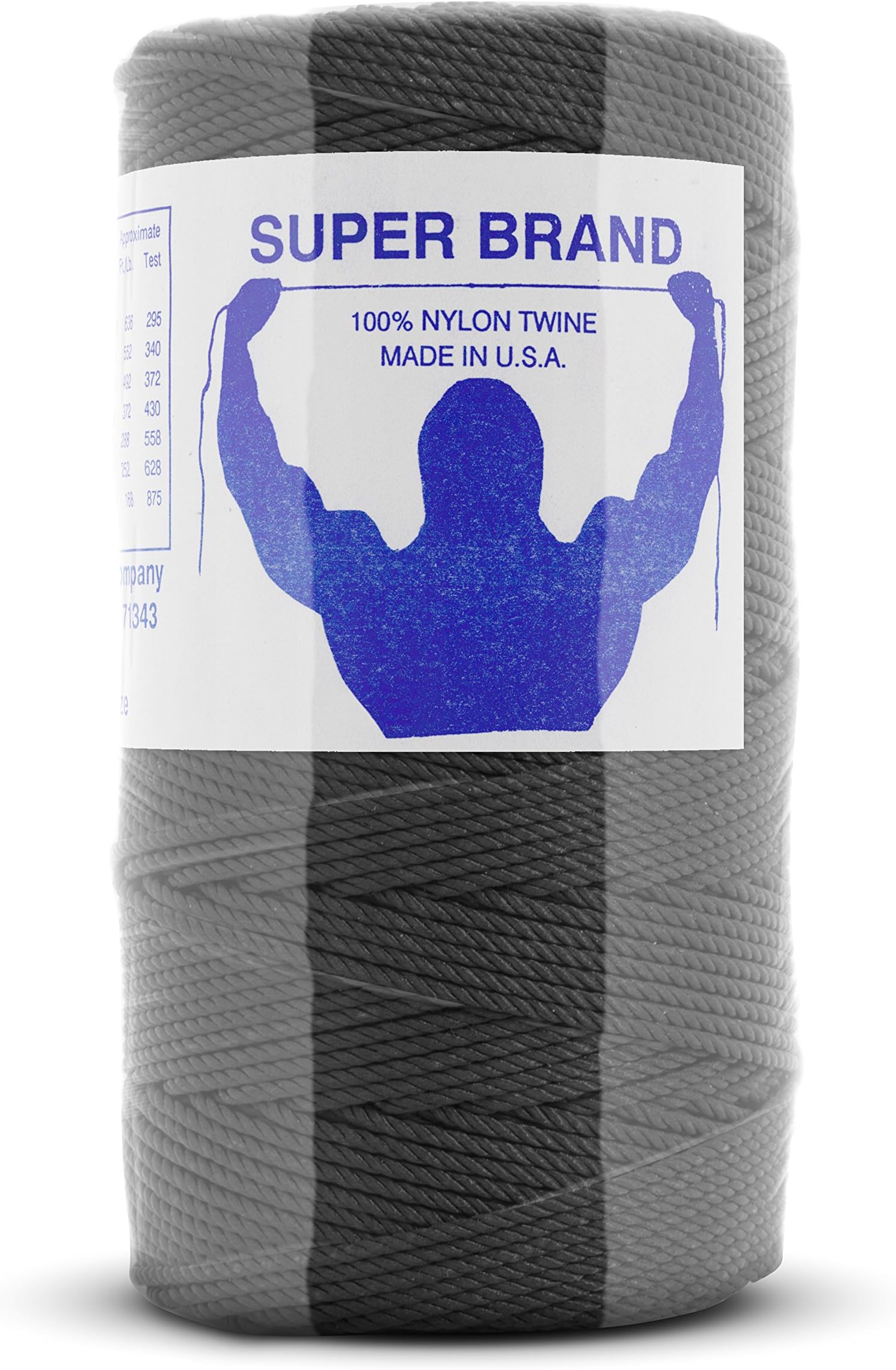 Amazon.com: Tarred (Black) Nylon Twine, Twisted. Size #120, 1 lb 1-Pack ...