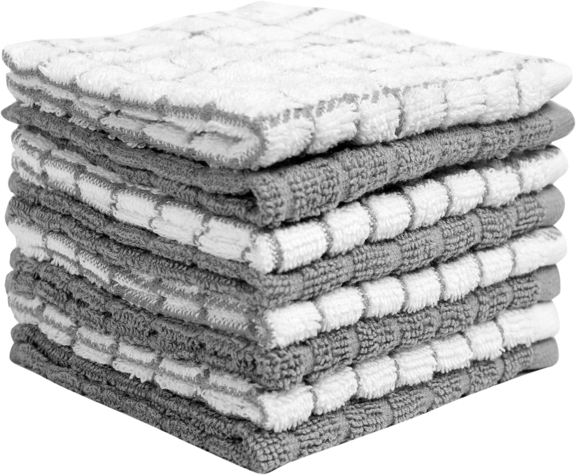 Amazon.com: Now Designs Check Dishcloth Set, London Gray : Home & Kitchen