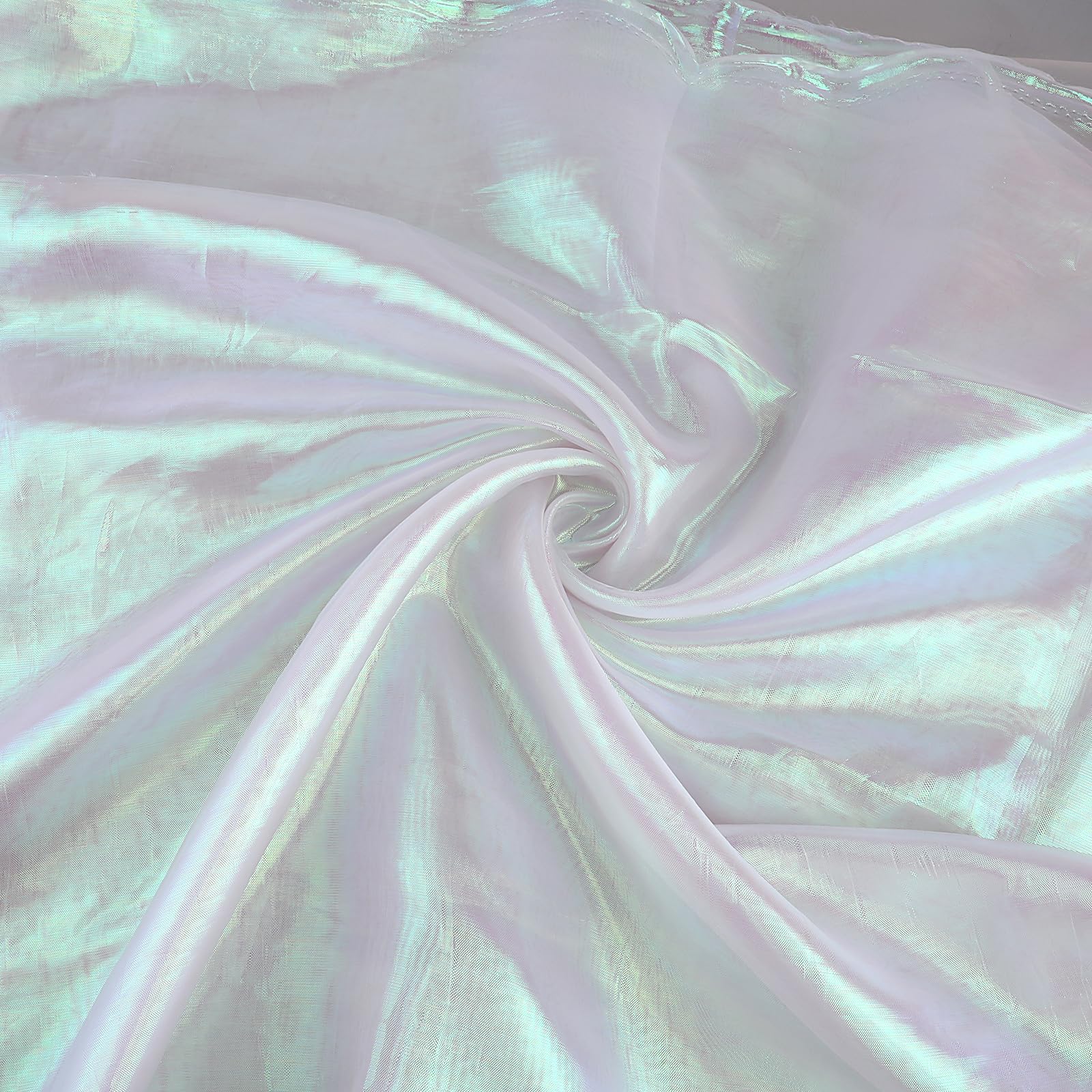 Buy 3.3 Yard Rainbow Tulle Fabric 120'' Rainbow Laser Gradient ...