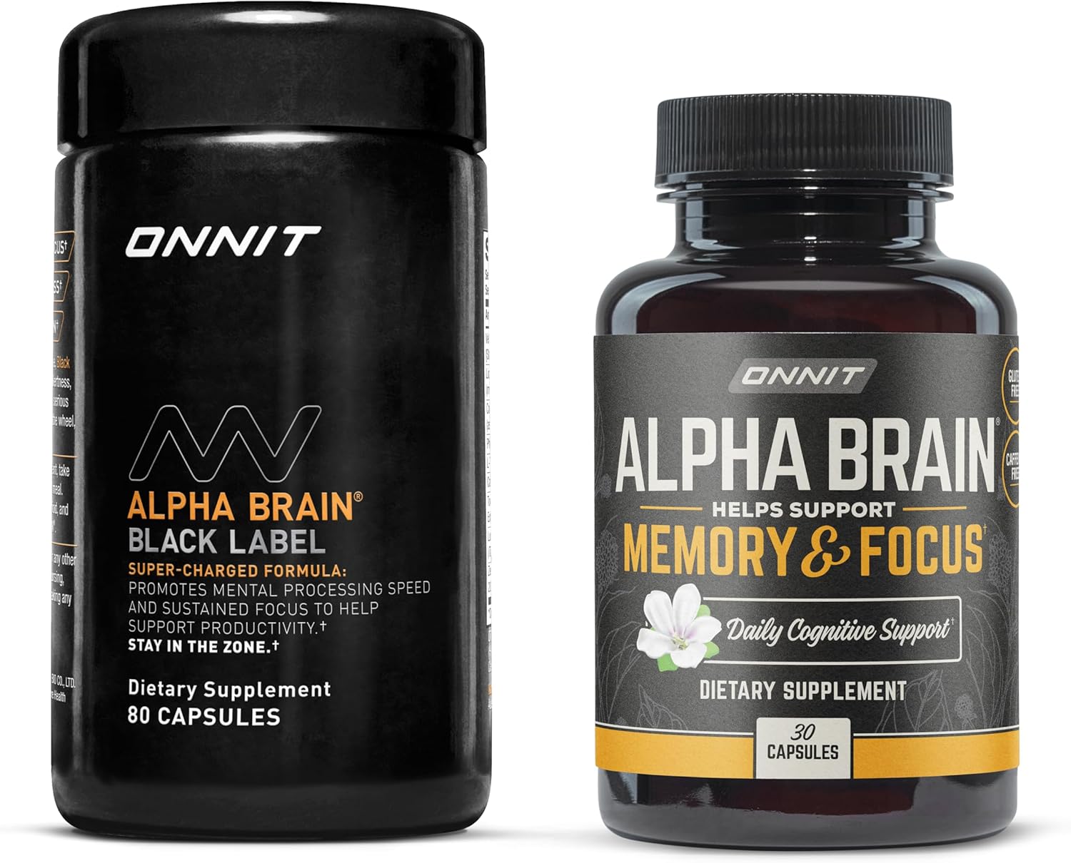 Amazon.com: ONNIT Premium Alpha Brain Bundle - Nootropic Brain ...