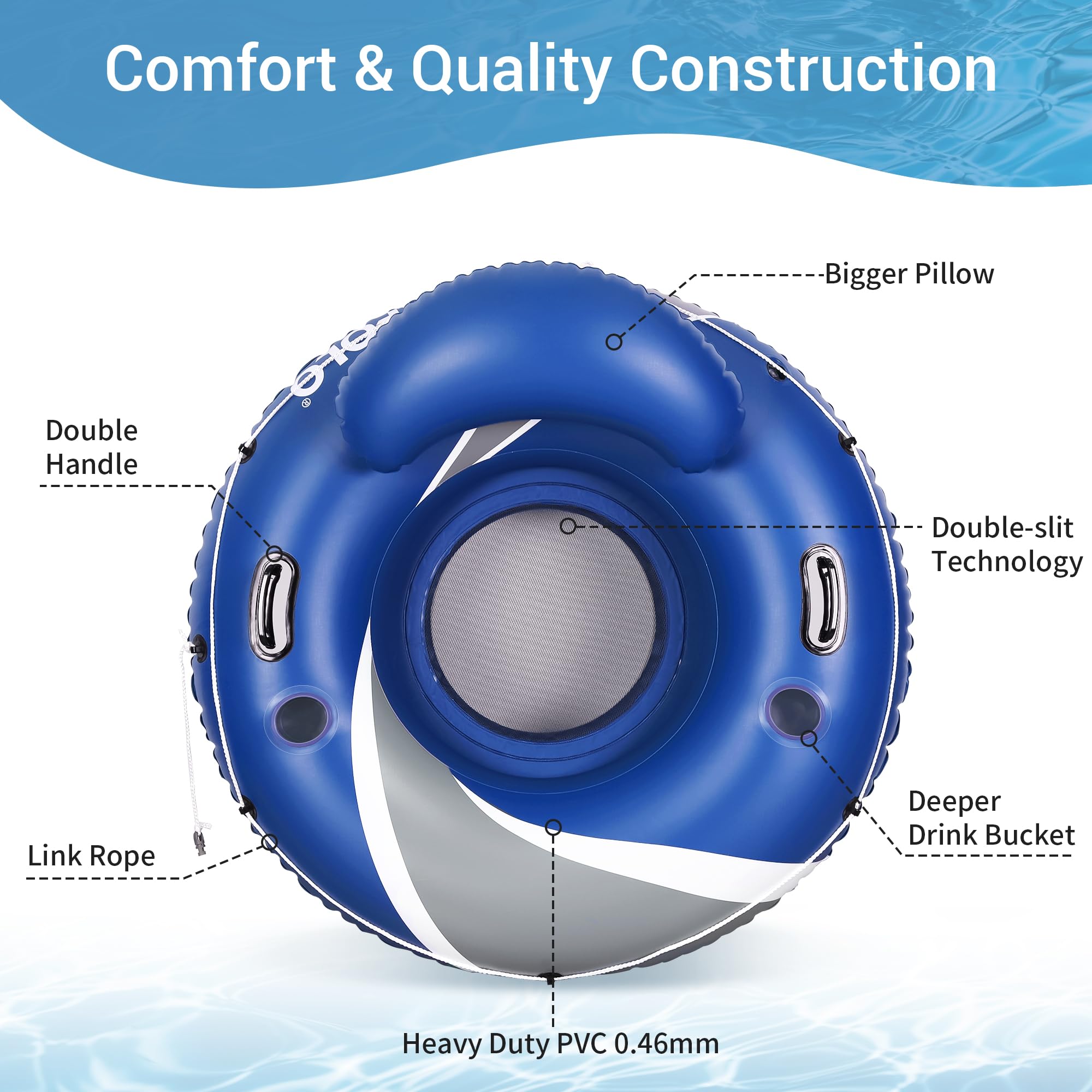 Snapklik.com : River Tubes For Floating Heavy Duty, Pool Float Adult ...