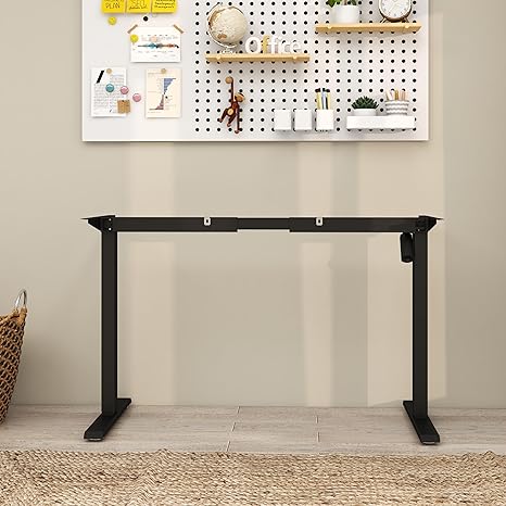 Panana Electric Standing Computer Desk Frame Height Adjustable, Single ...