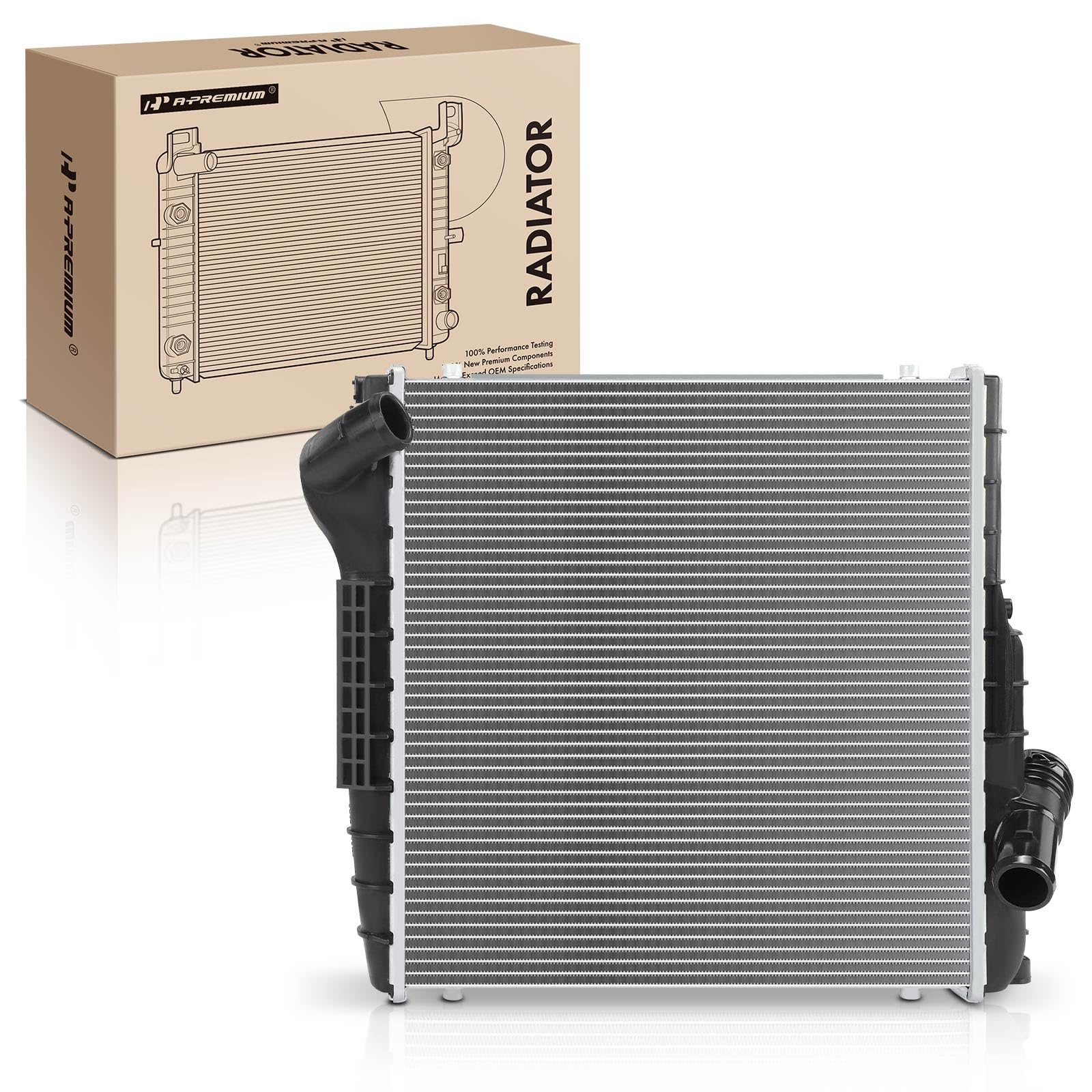 A-Premium - Conjunto de radiador refrigerante de motor compatible con ...