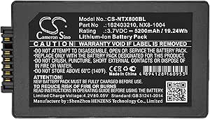 Amazon.com: DRAWBELL Replacement Battery for Handheld Nautiz X8 Part NO 162403210, BAT-G2-003 ...