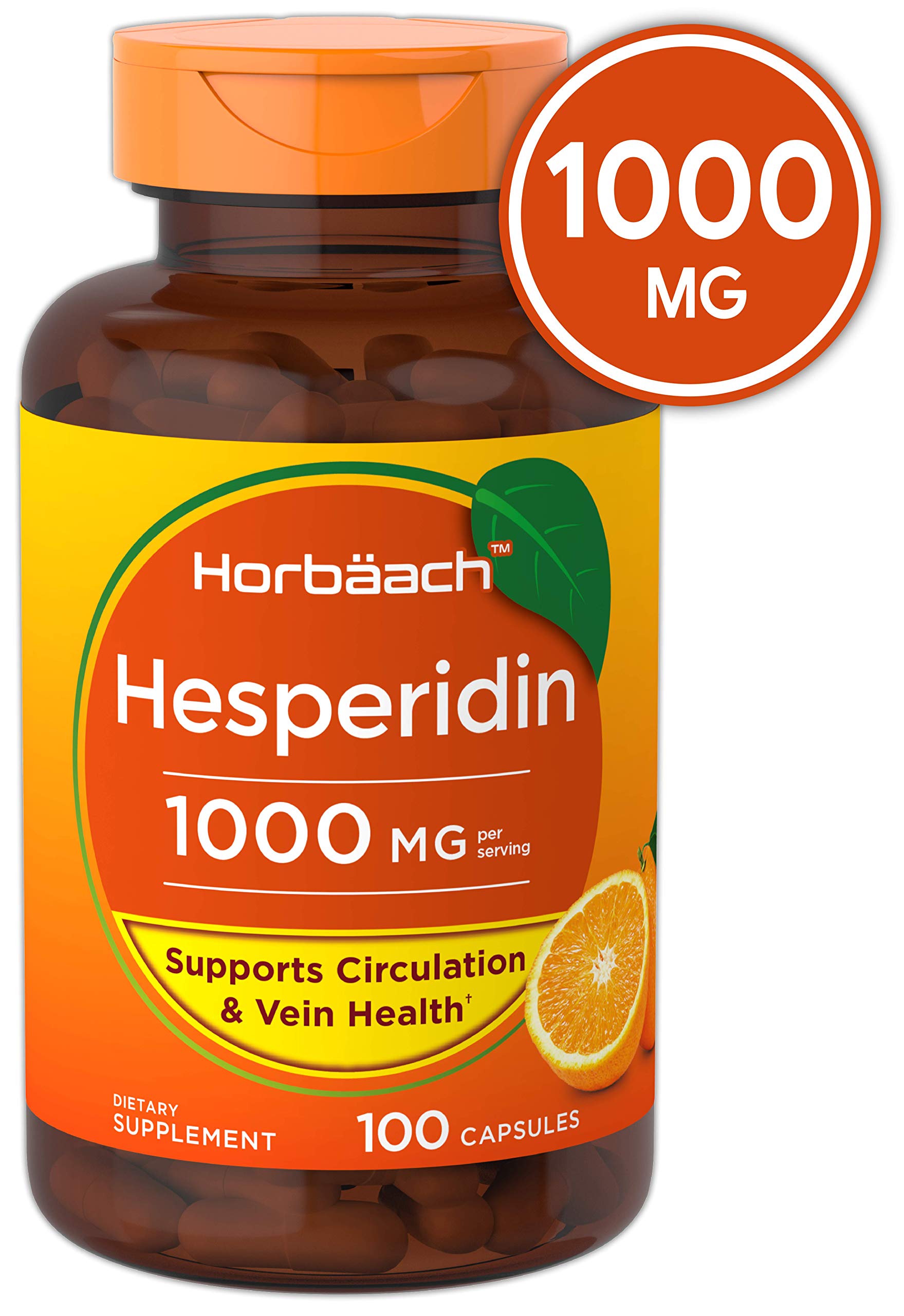 Buy Horbaach Hesperidin 1000mg 100 s | Non-GMO and Gluten Free ...