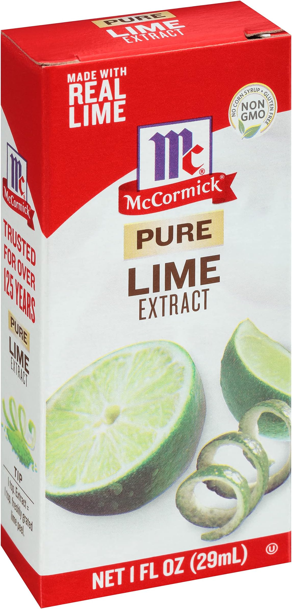 Amazon.com: McCormick Pure Lime Extract, 1 fl oz : Grocery & Gourmet Food