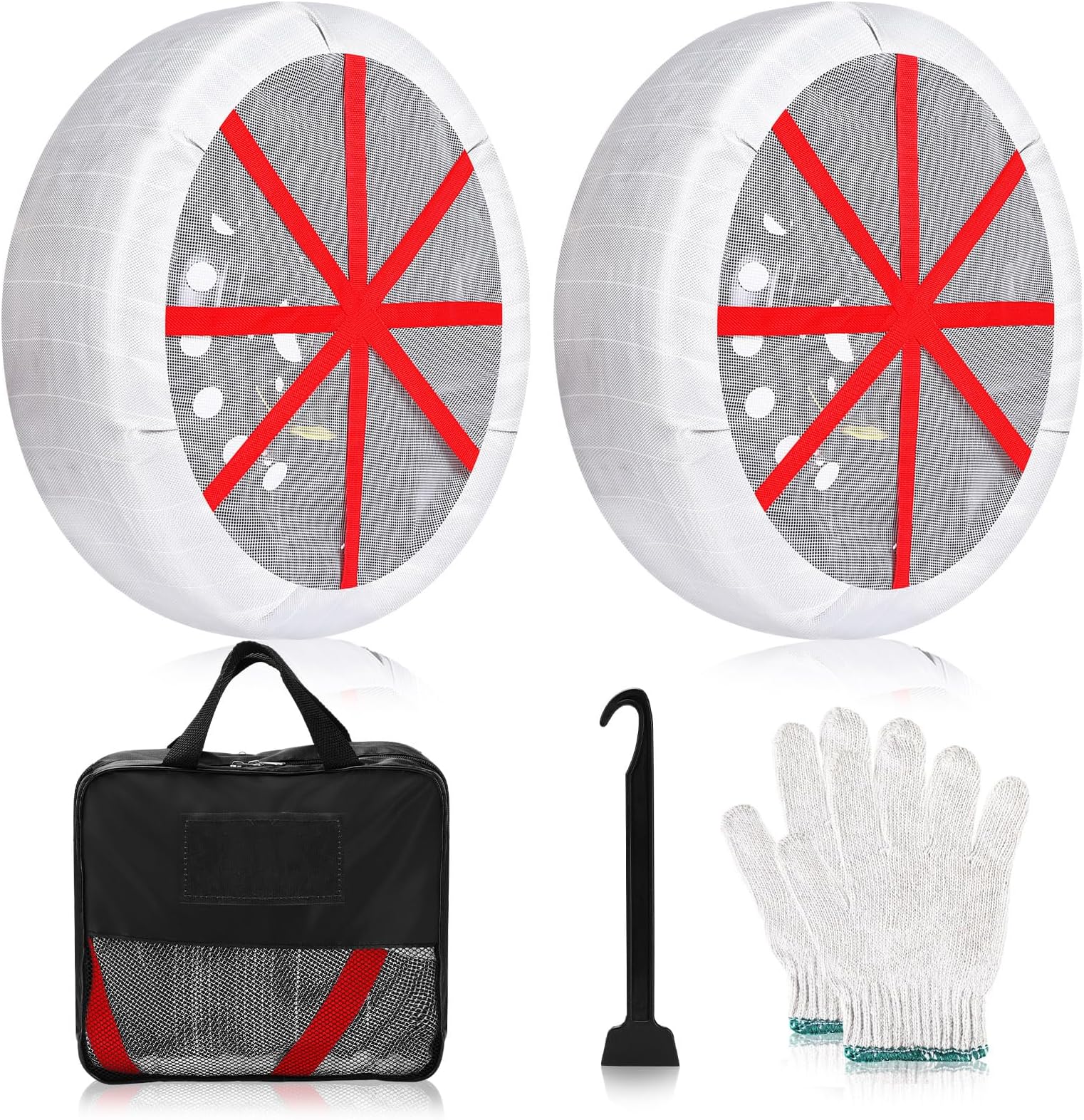 Amazon.com: Datanly 2 Pack Winter Automotive Snow Socks for Tires Snow ...