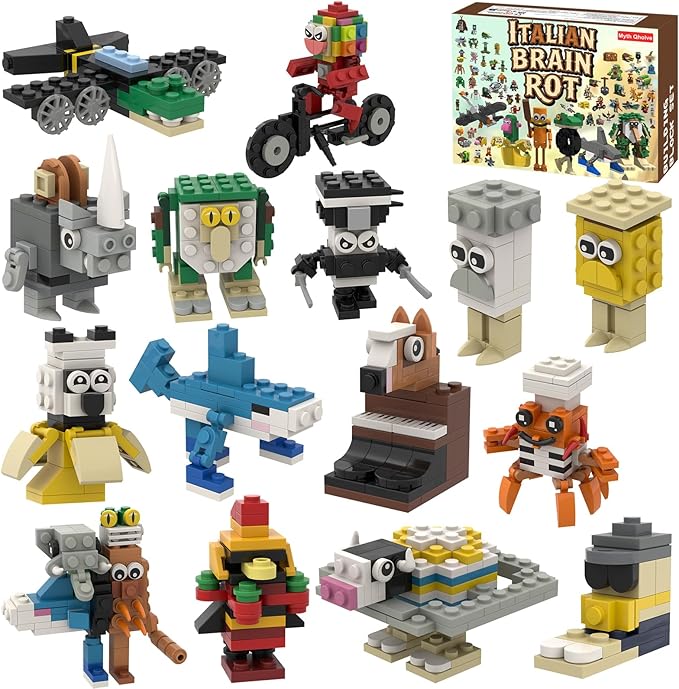 Amazon.com: Myth Qholve Italian Brain Rot Unique Cartoon Characters ...
