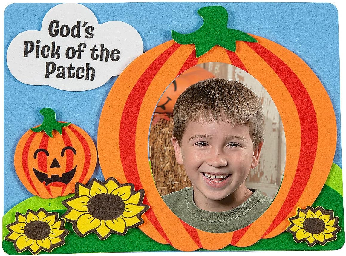 Amazon.com - Fun Express God’s Pick of The Patch Picture Frame Magnet ...