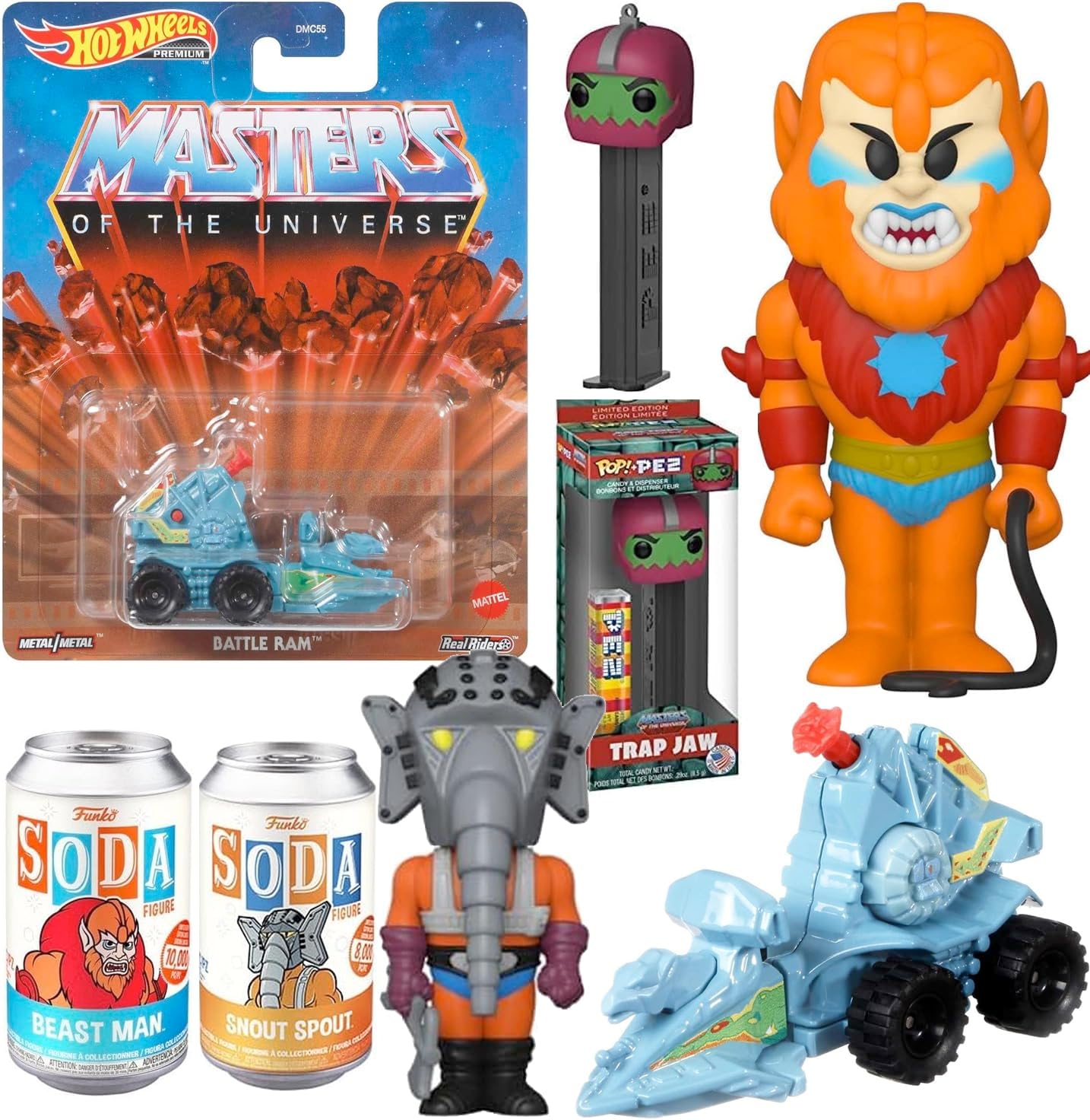 Amazon.com: Supervillains Evil Trap Jaw Figure Pop! Masters of The ...