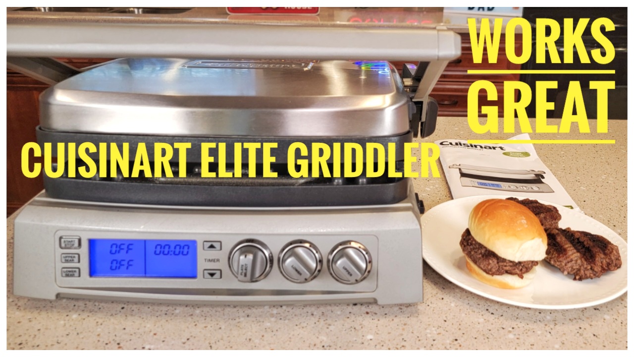 Watch REVIEW Cuisinart Elite Griddler I Cook Hamburger Sliders on ...