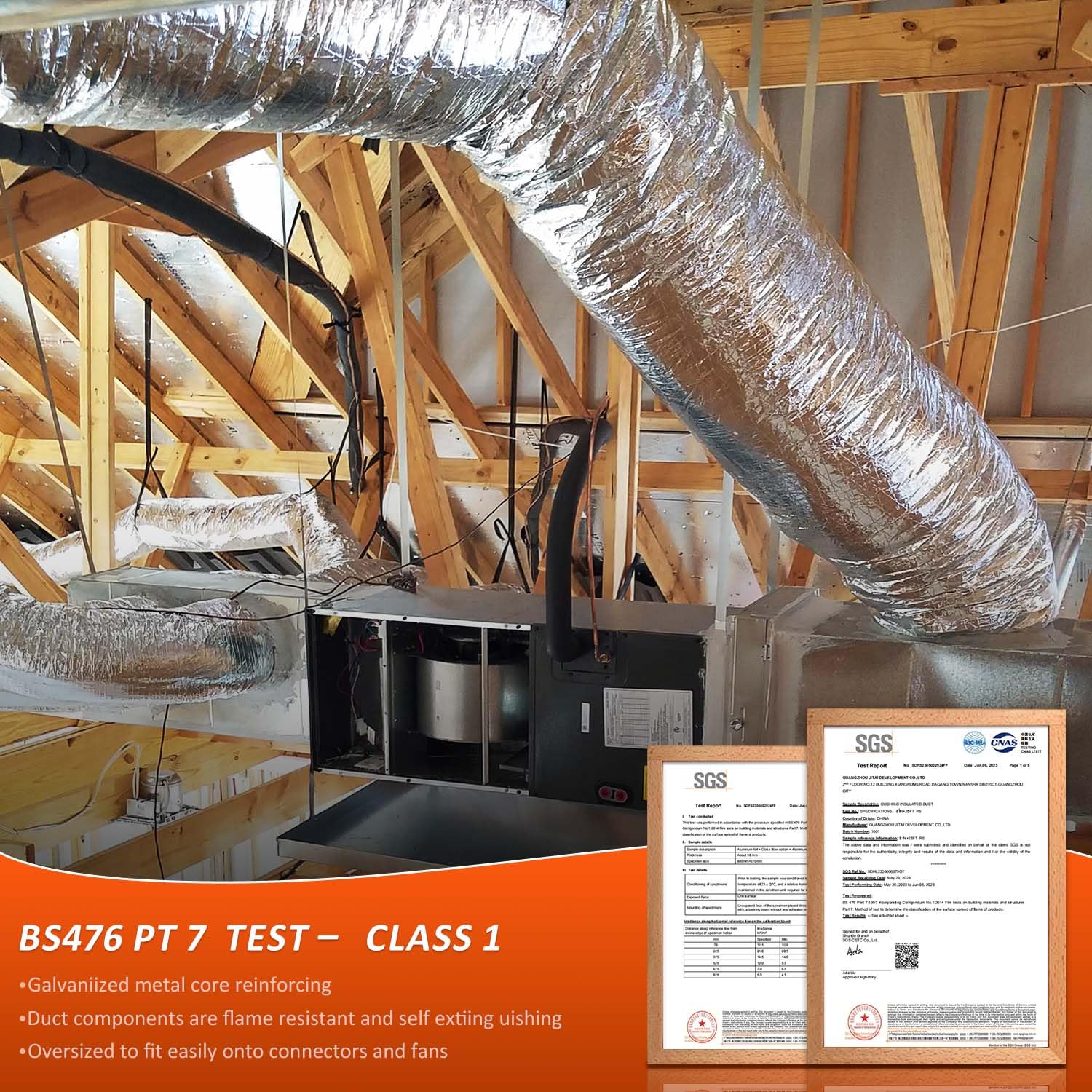 Snapklik.com : 10 Inch 25 Feet Insulated Flexible Duct R8,10 Inch ...