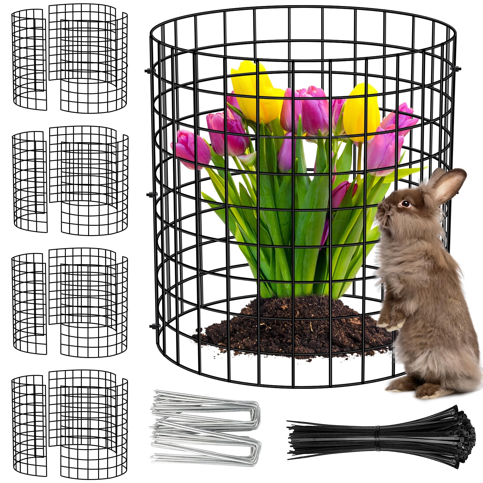 Amazon.com : UNIFAMILY 15 Pcs Plant Protectors from Animals, 5 Packs ...