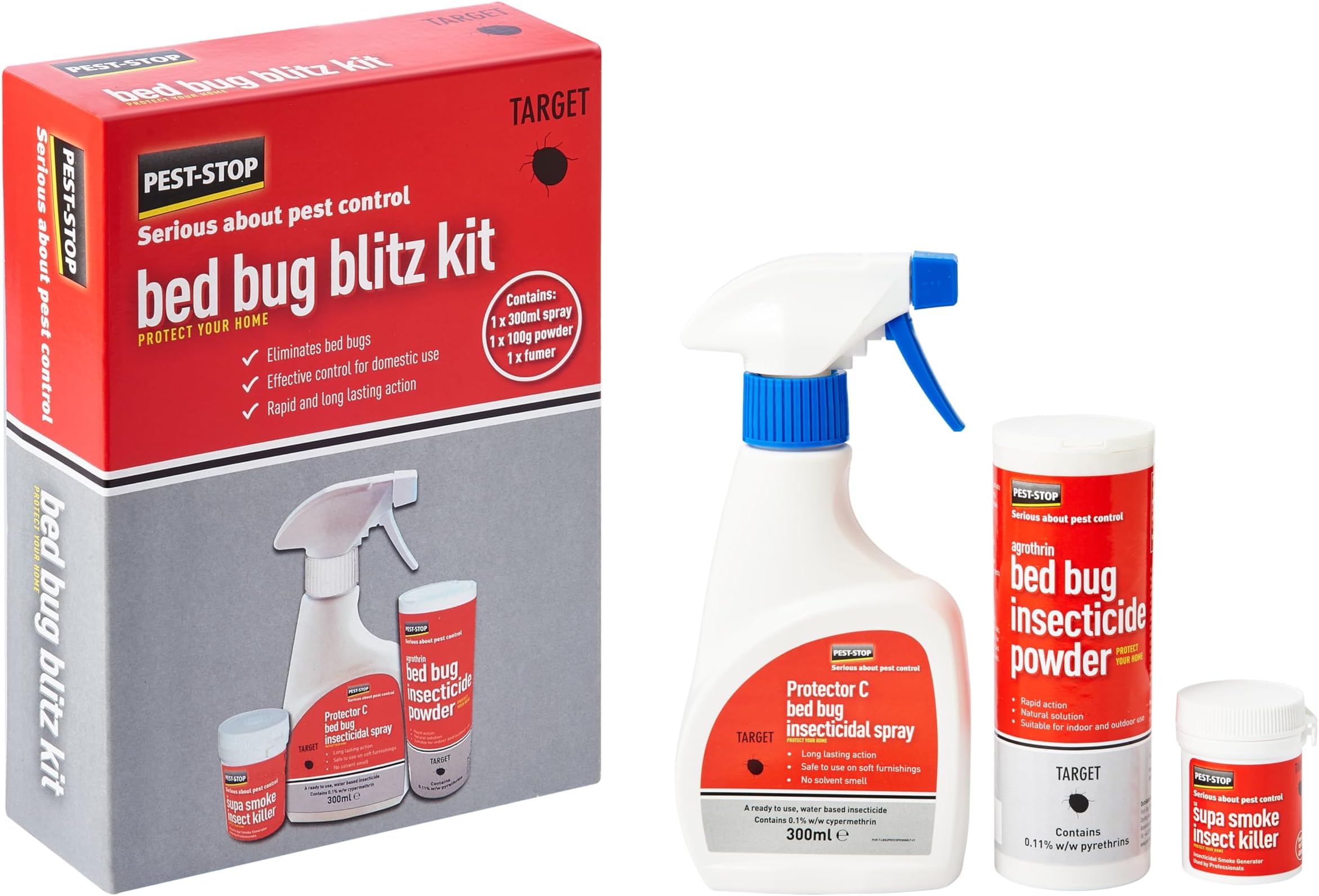 Pest-Stop Bed Bug Blitz Kit - Bed Bug Killer - Bed Bugs Treatment ...
