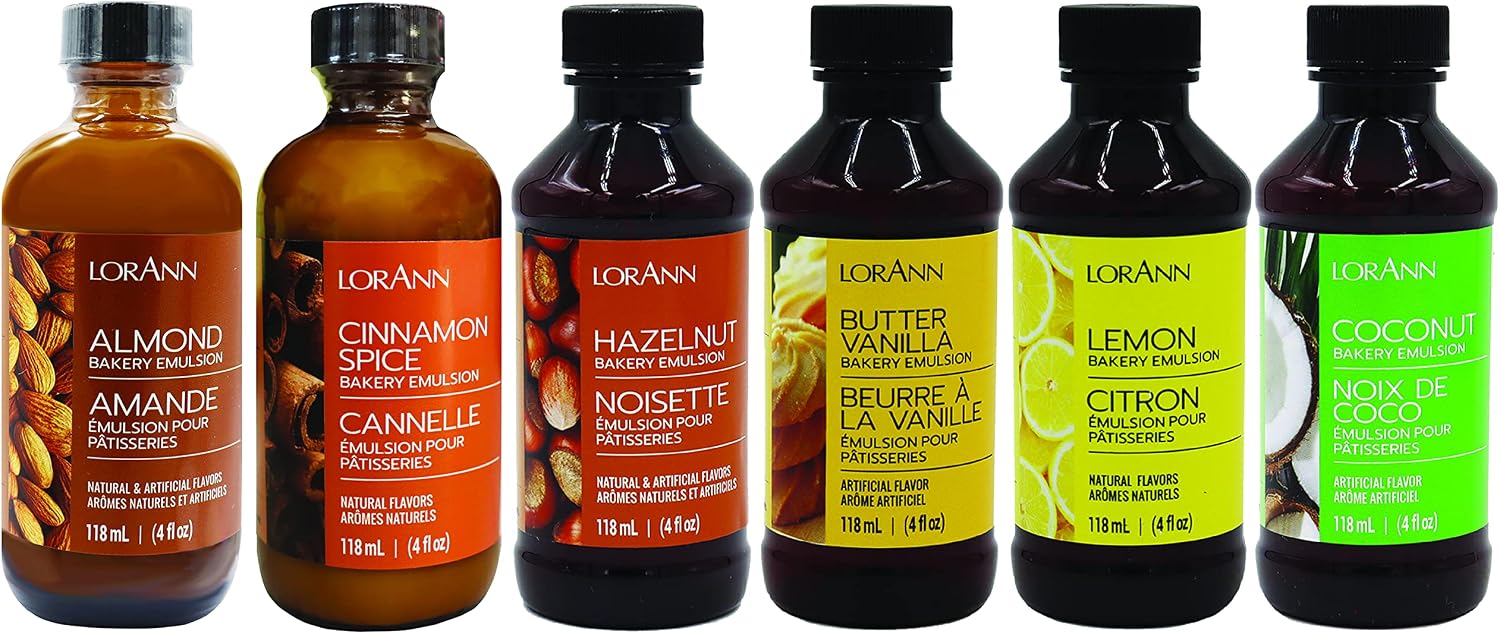 Lorann Oils Variety Bakery Emulsion: Multiple Flavors, Perfect for ...