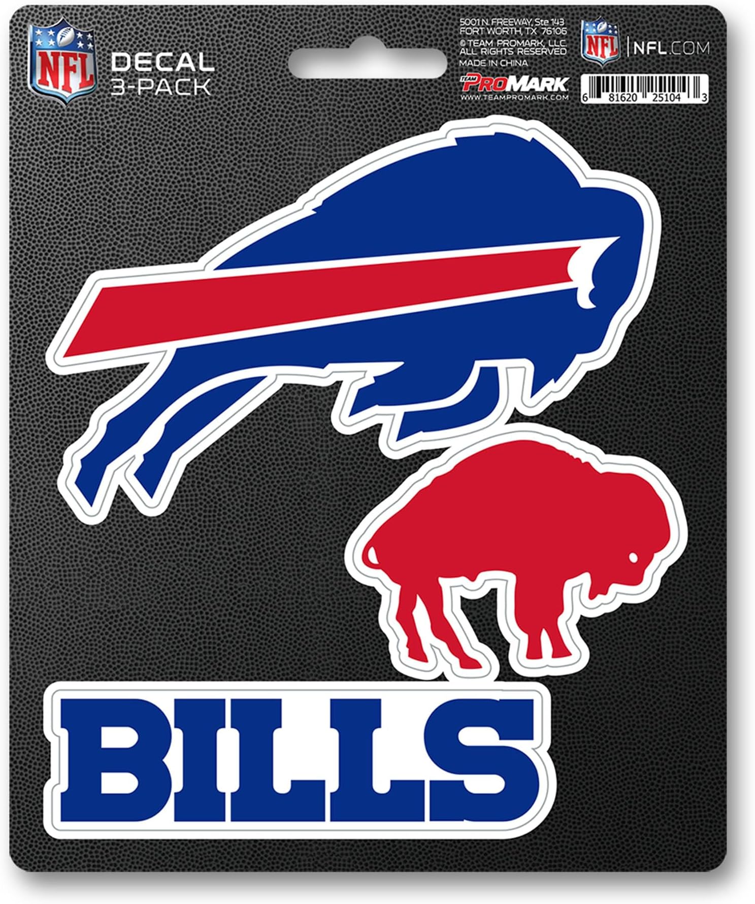 Amazon.com: WinCraft NFL Decal Sticker Multi Use 6 Set 19x14cm Buffalo ...