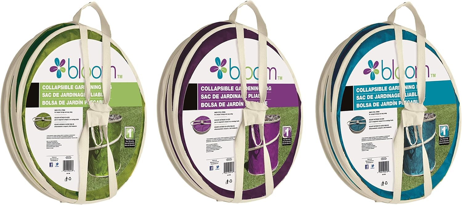 Amazon.com : Garden Bloom 5901BL 10-Gal Pop Up/Collapsible Garden Bag ...