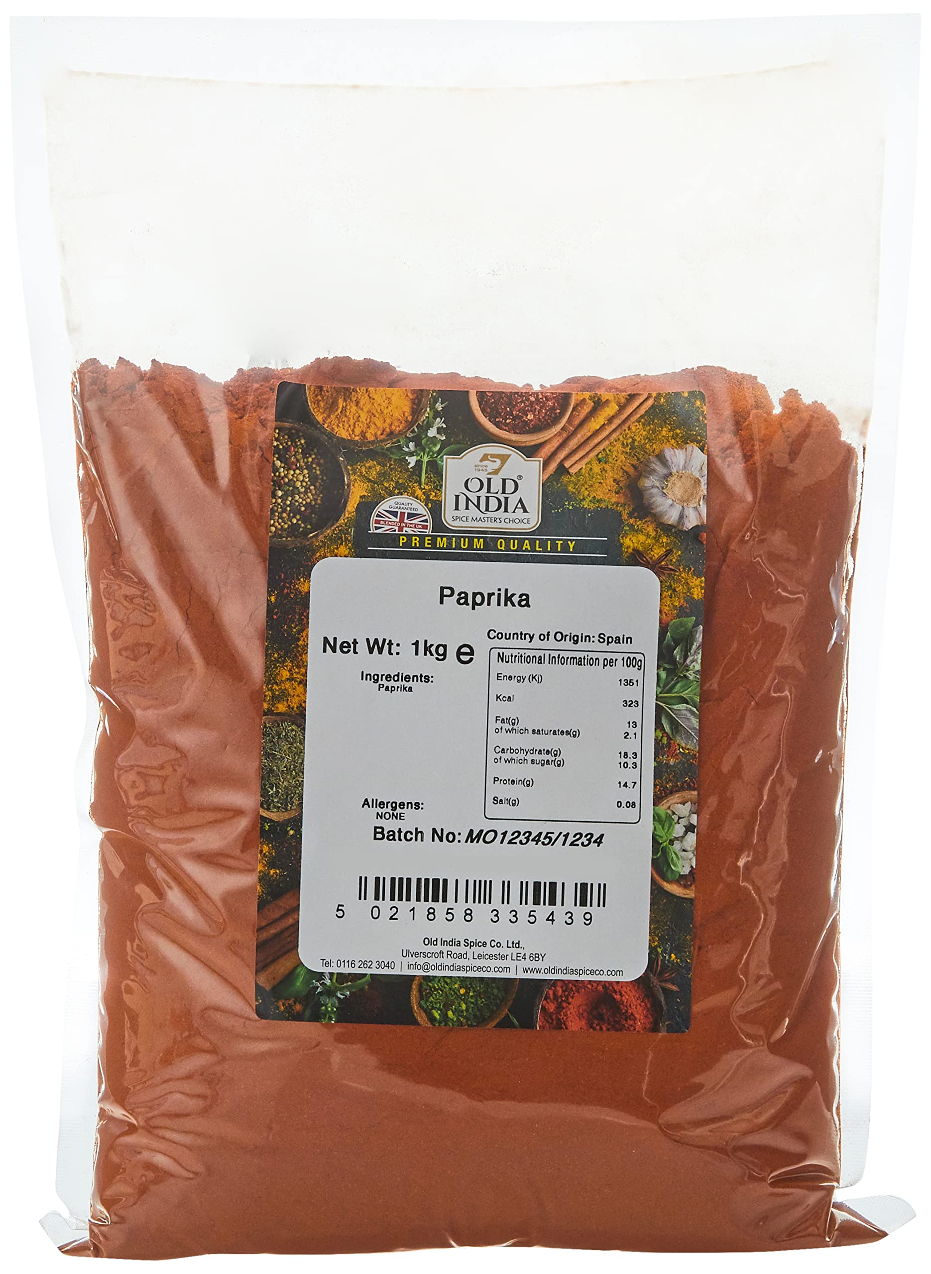 Old India Paprika 1 Kg : Amazon.co.uk: Grocery