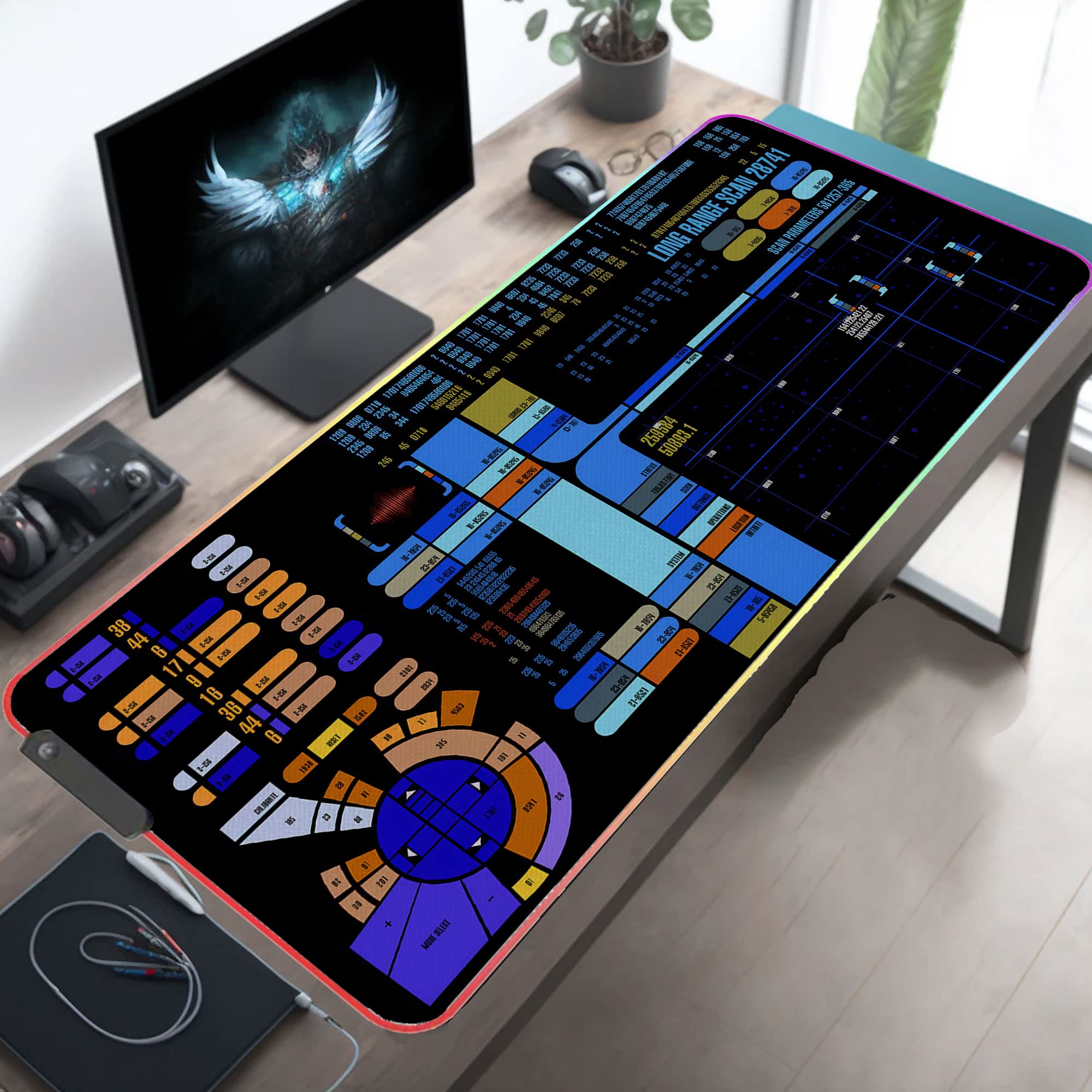 Snapklik.com : Trekkie Trekker Extra Large Thick Mouse Pad For Desk ...