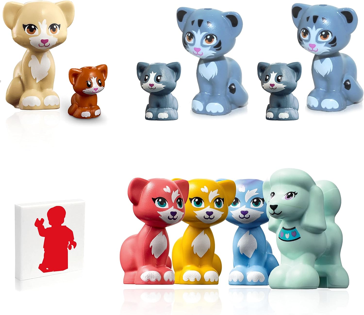 Amazon.com: LEGO Friends Animals Pack - 10 X Small Cat Kittens 🐈 Pack ...
