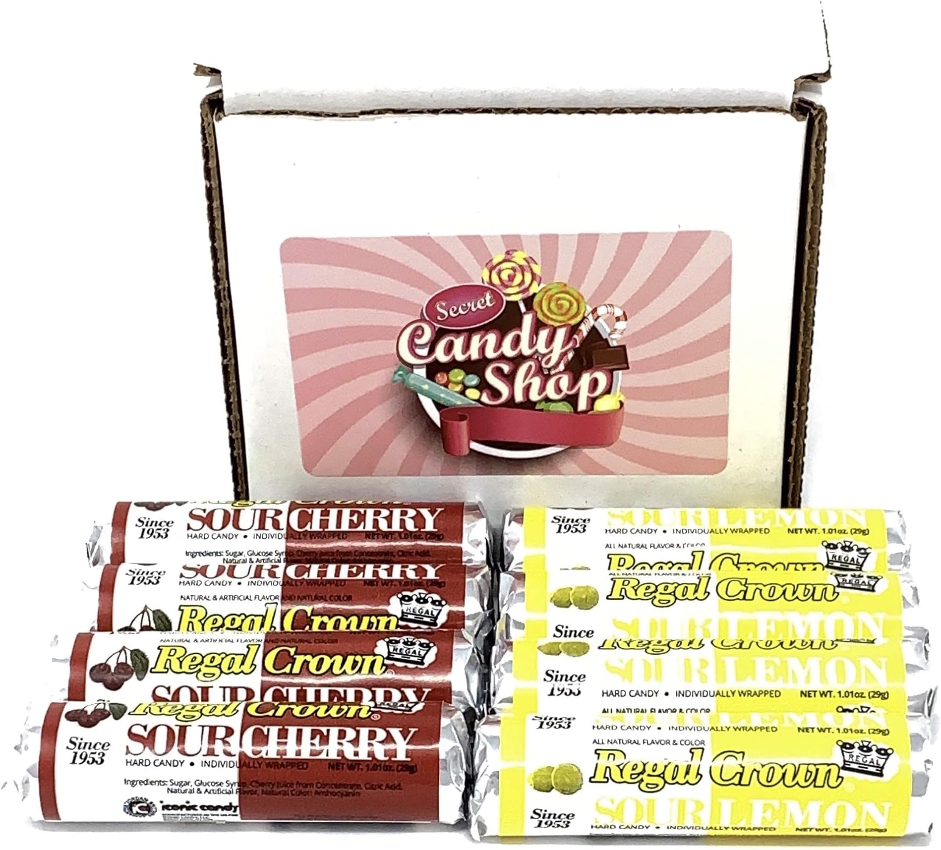 Amazon.com : Regal Crown Sour Cherry Candy | Traditional Sour Cherries ...