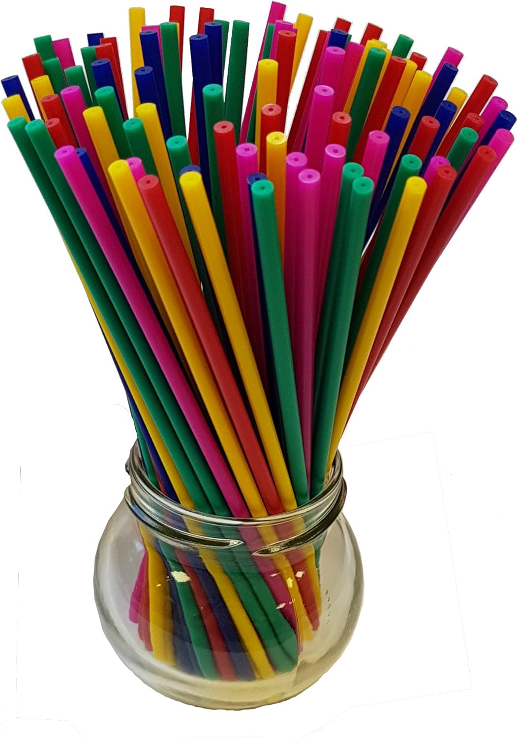 114mm Long Mixed Coloured Medium Plastic Lolly Sticks - CandyRushTM ...