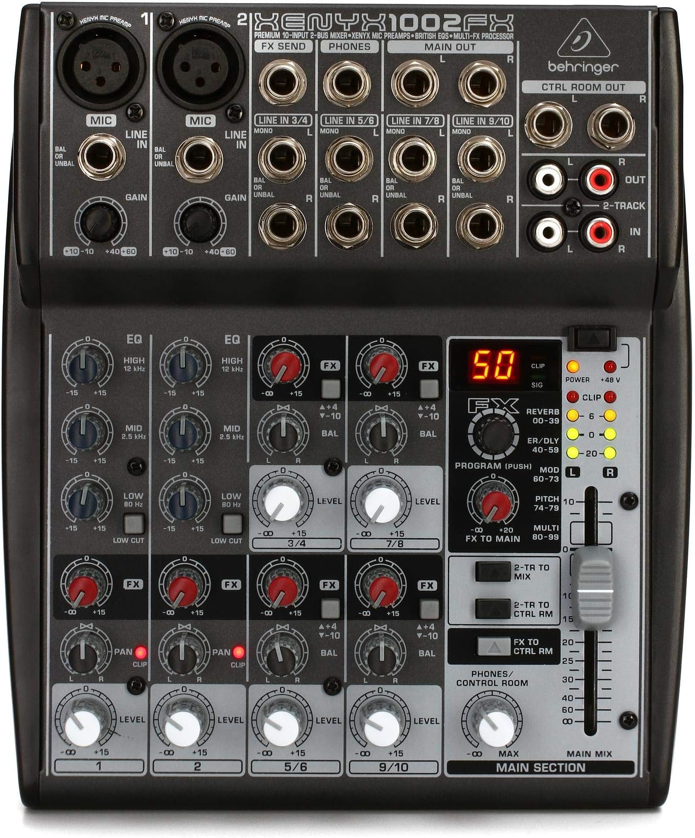 Behringer XENYX 1002FX 10-Channel Mixer : Amazon.in: Musical Instruments