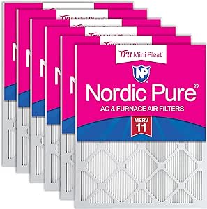 Nordic Pure 16x30x1 MERV 11 Tru Mini Pleat AC Furnace Air Filters, 16 ...