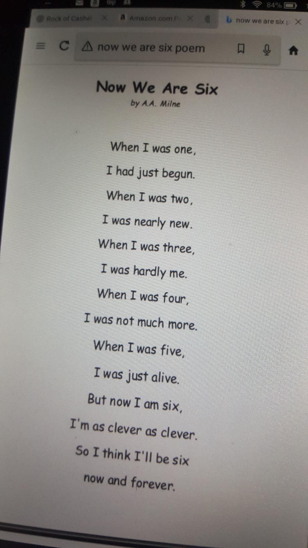 Now We Are Six (Winnie-The-Pooh): Milne, A a, Froomkin, Joel ...