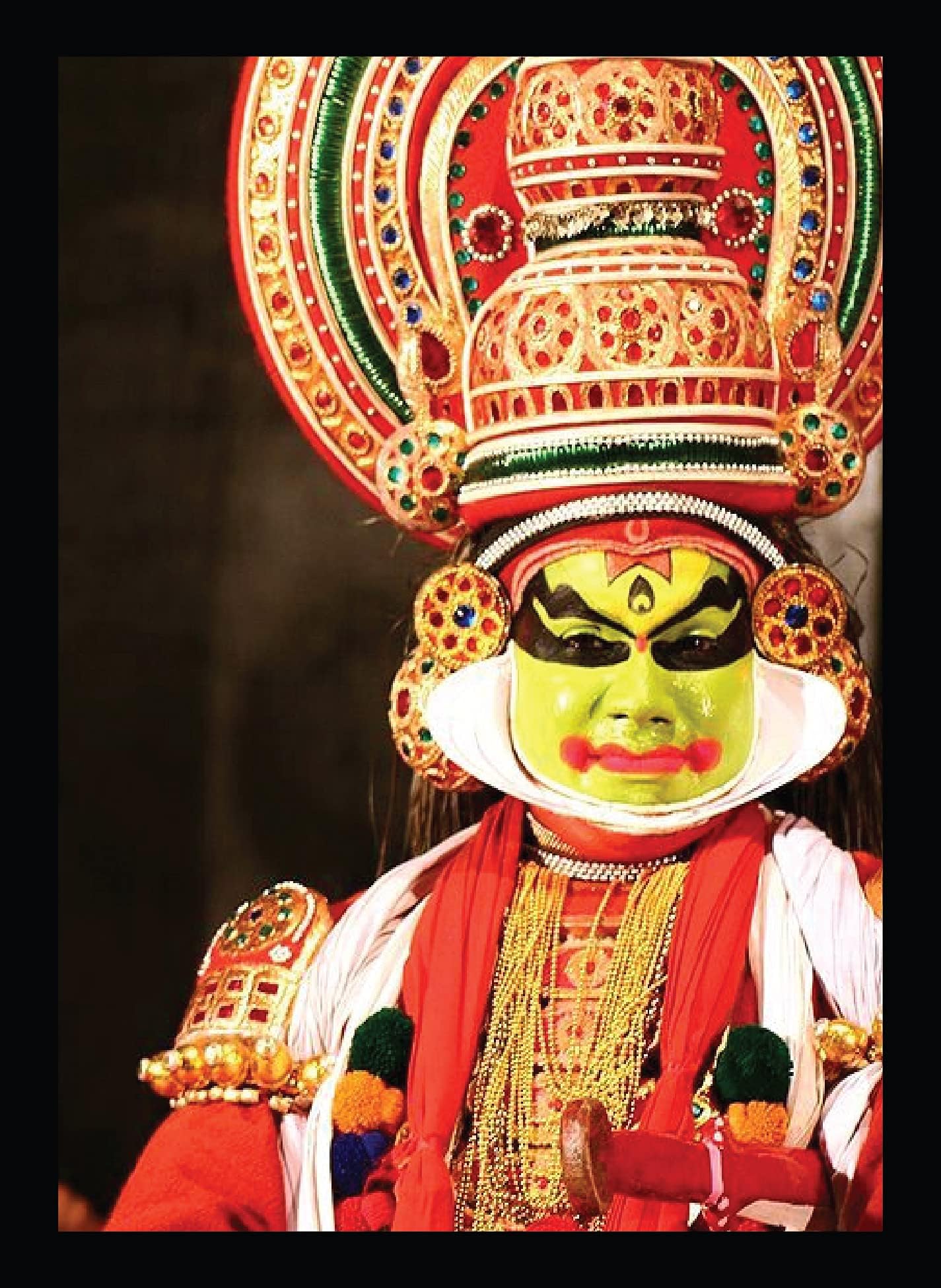 Generic Kathakali Head Wall Poster, Multicolour, Abstract, 12 x 18 inch ...
