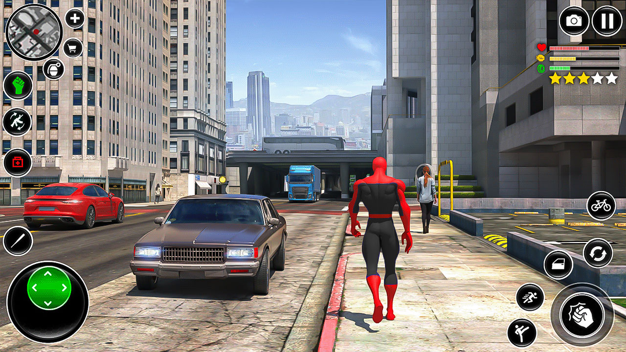 Spider Superhero Flying Game 3D: Gangster Mafia Fighting Spider Rope ...