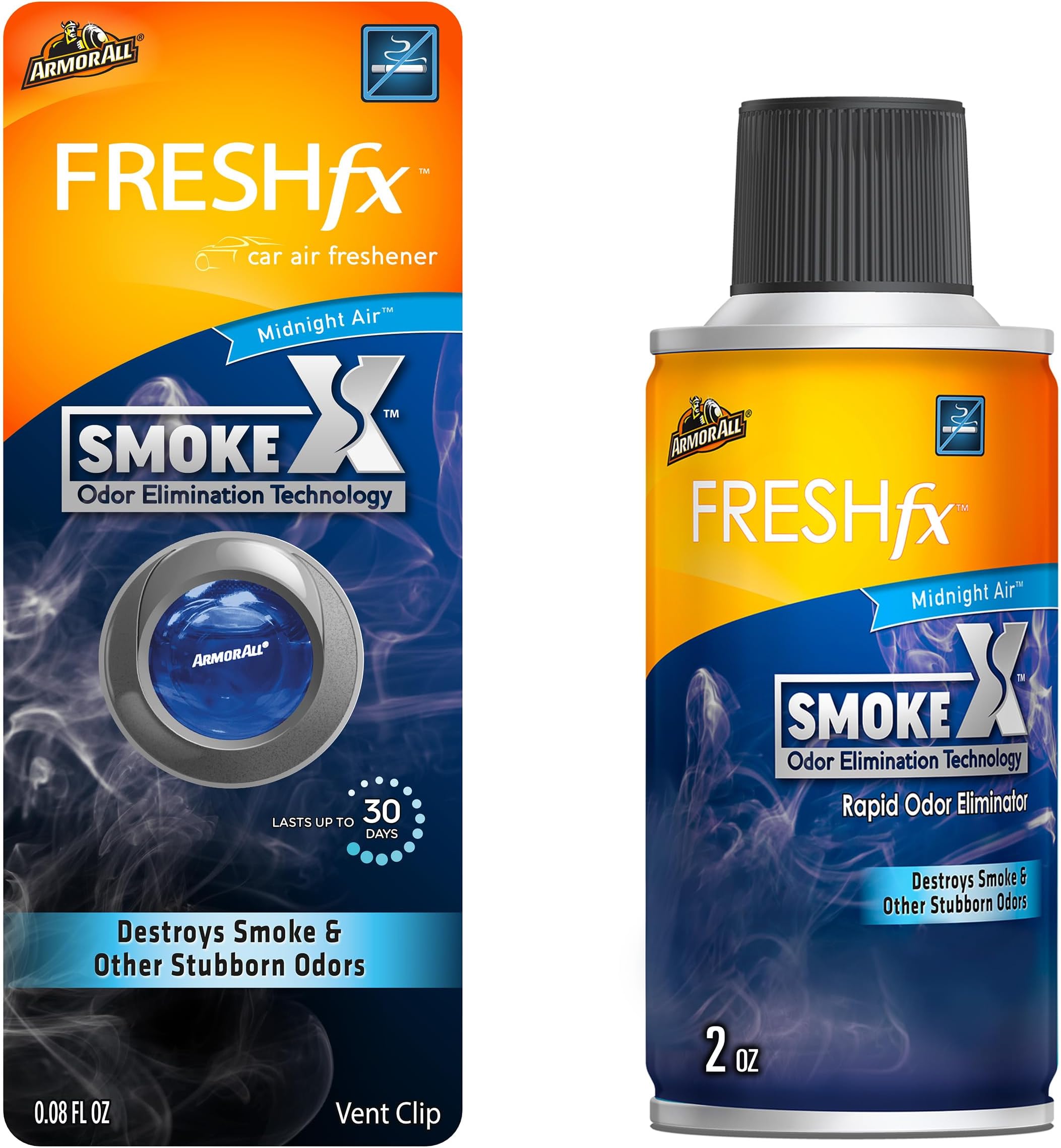 Amazon.com: Armor All Fresh FX Smoke X Car Odor Eliminator, Car Air ...