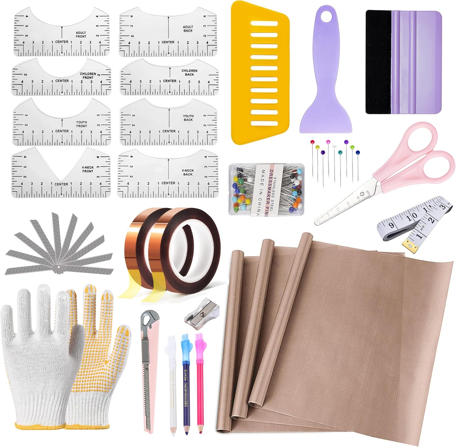 Kit de inicio de prensa de calor para playeras Arvakr, accesorios y ...